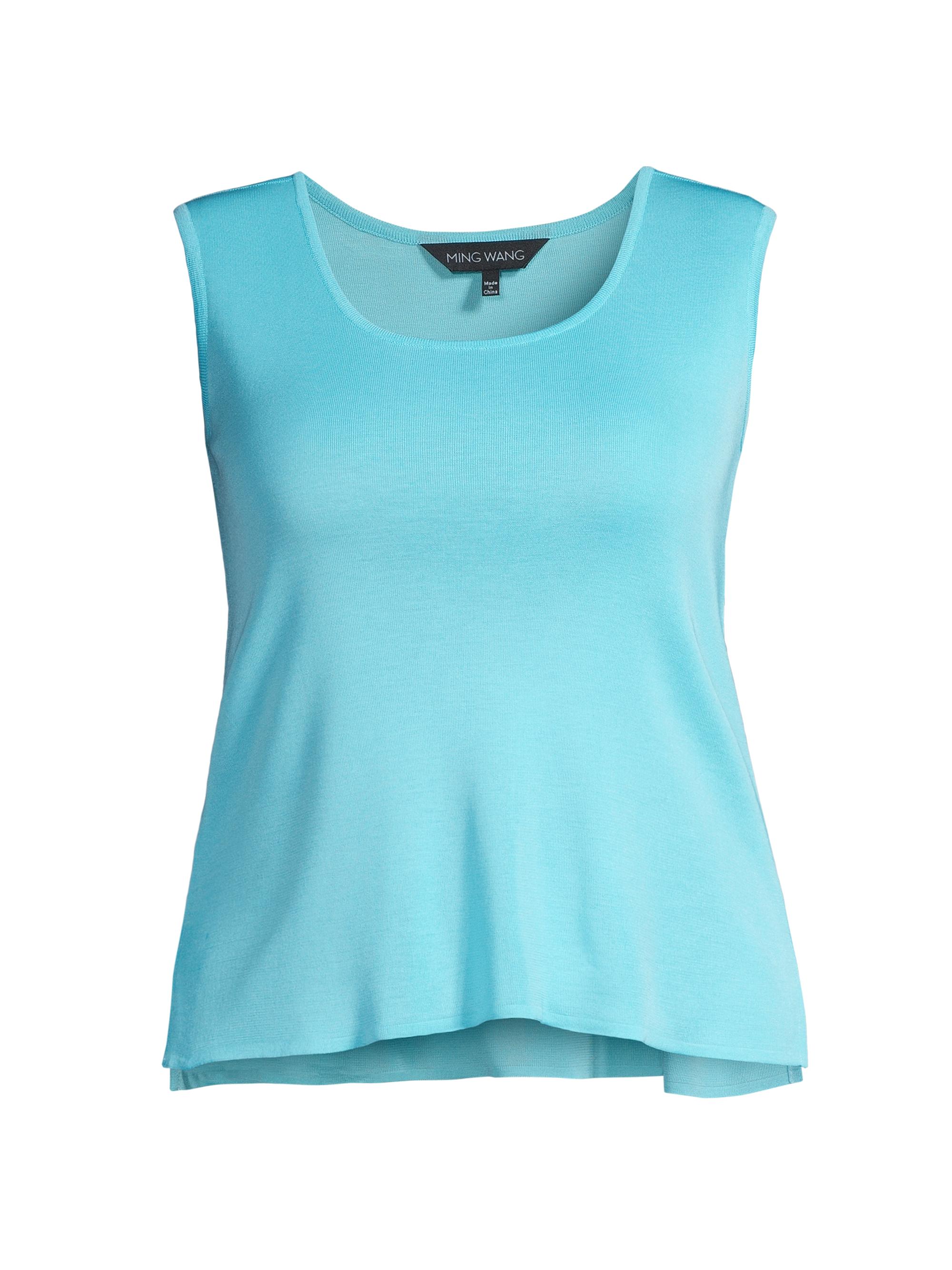 Ming Wang Knit Scoopneck Tank | Saks Fifth Avenue