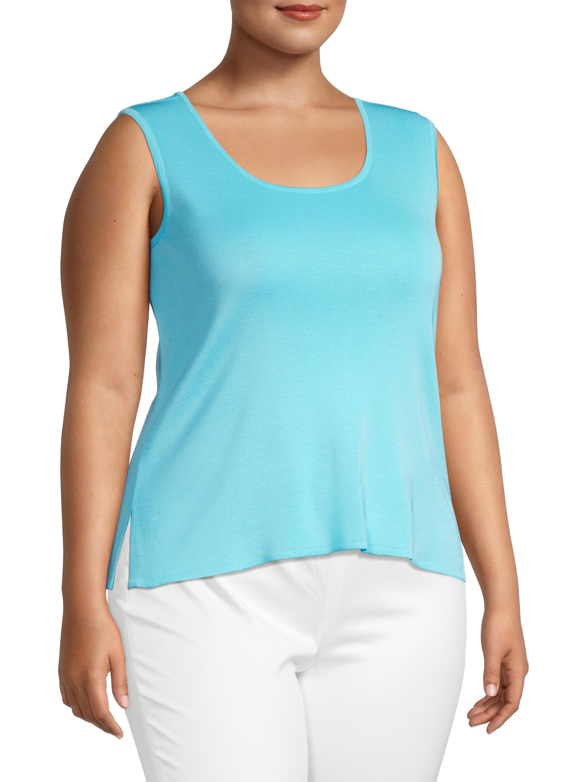 Ming Wang Knit Scoopneck Tank | Saks Fifth Avenue