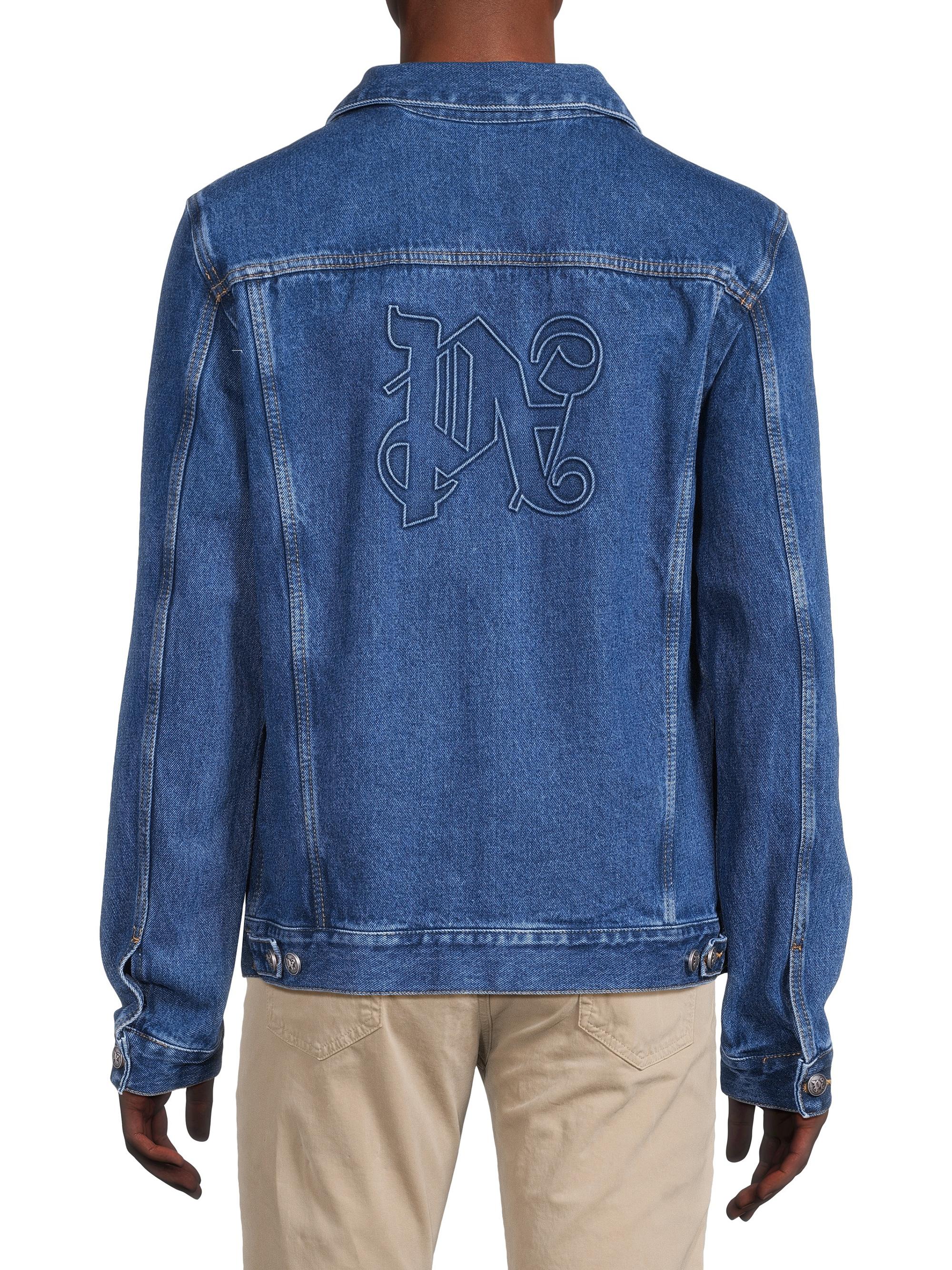 Palm Angels Logo Denim Jacket | Saks Fifth Avenue