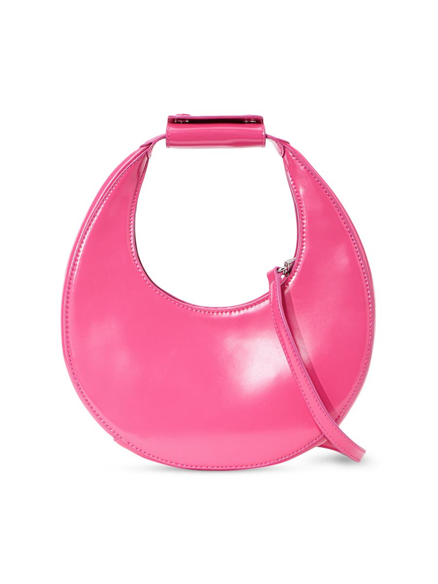 Shop Staud Mini Moon Leather Shoulder Bag | Saks Fifth Avenue