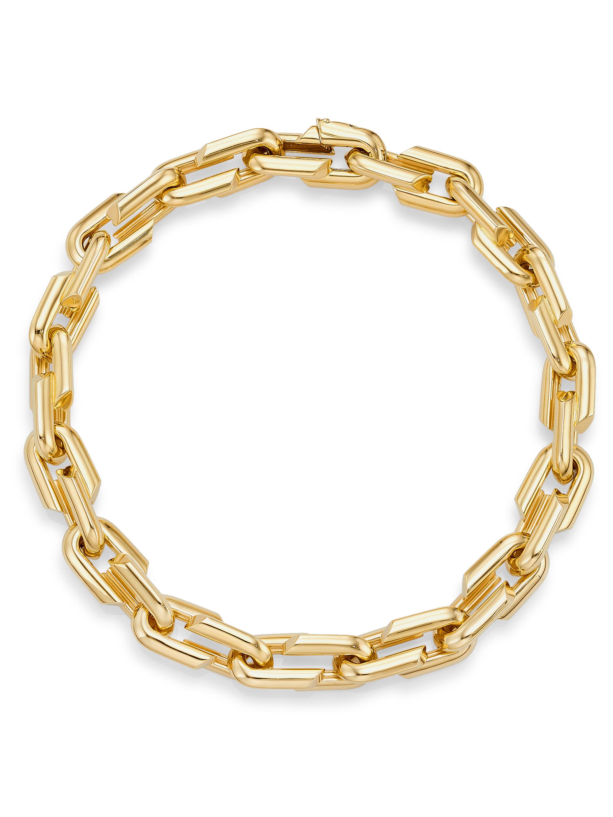 Foundrae Strong Hearts 18K Yellow Gold Chain Necklace | Saks Fifth Avenue
