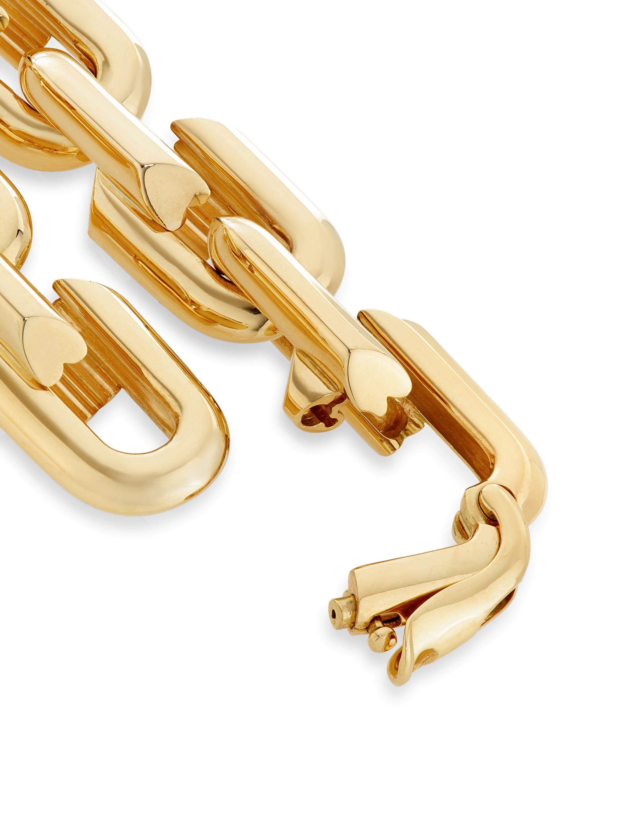 Foundrae Strong Hearts 18K Yellow Gold Chain Necklace | Saks Fifth Avenue