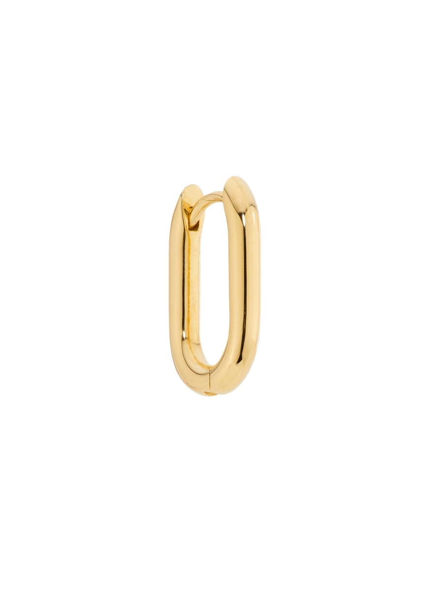 Foundrae Petite Chubby 18K Yellow Gold Single Ear Fob | Saks Fifth Avenue