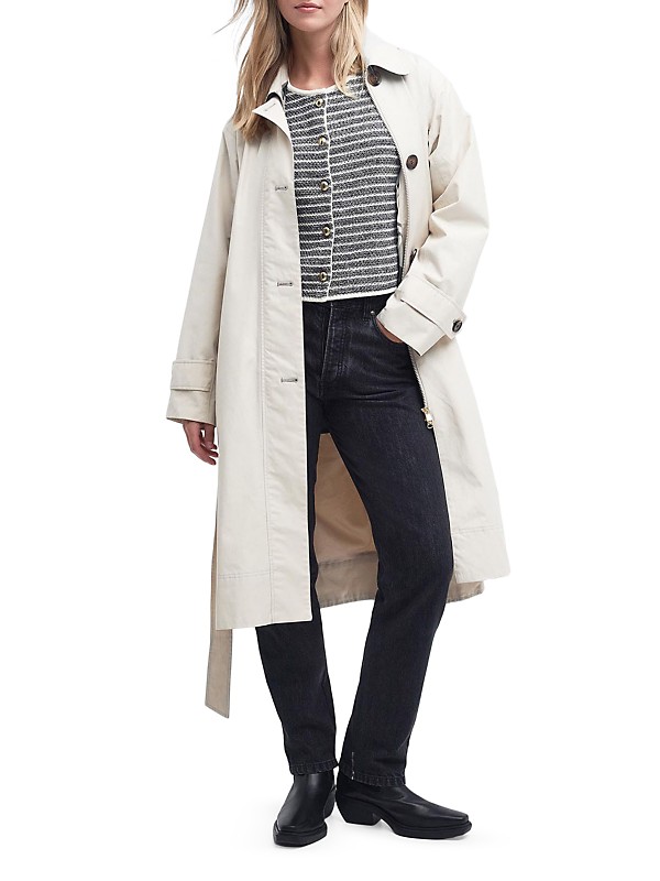 Shop Barbour Somerland Belted Trench Coat | Saks Fifth Avenue Shop Barbour Somerland Belted Trench Coat | Saks Fifth Avenue