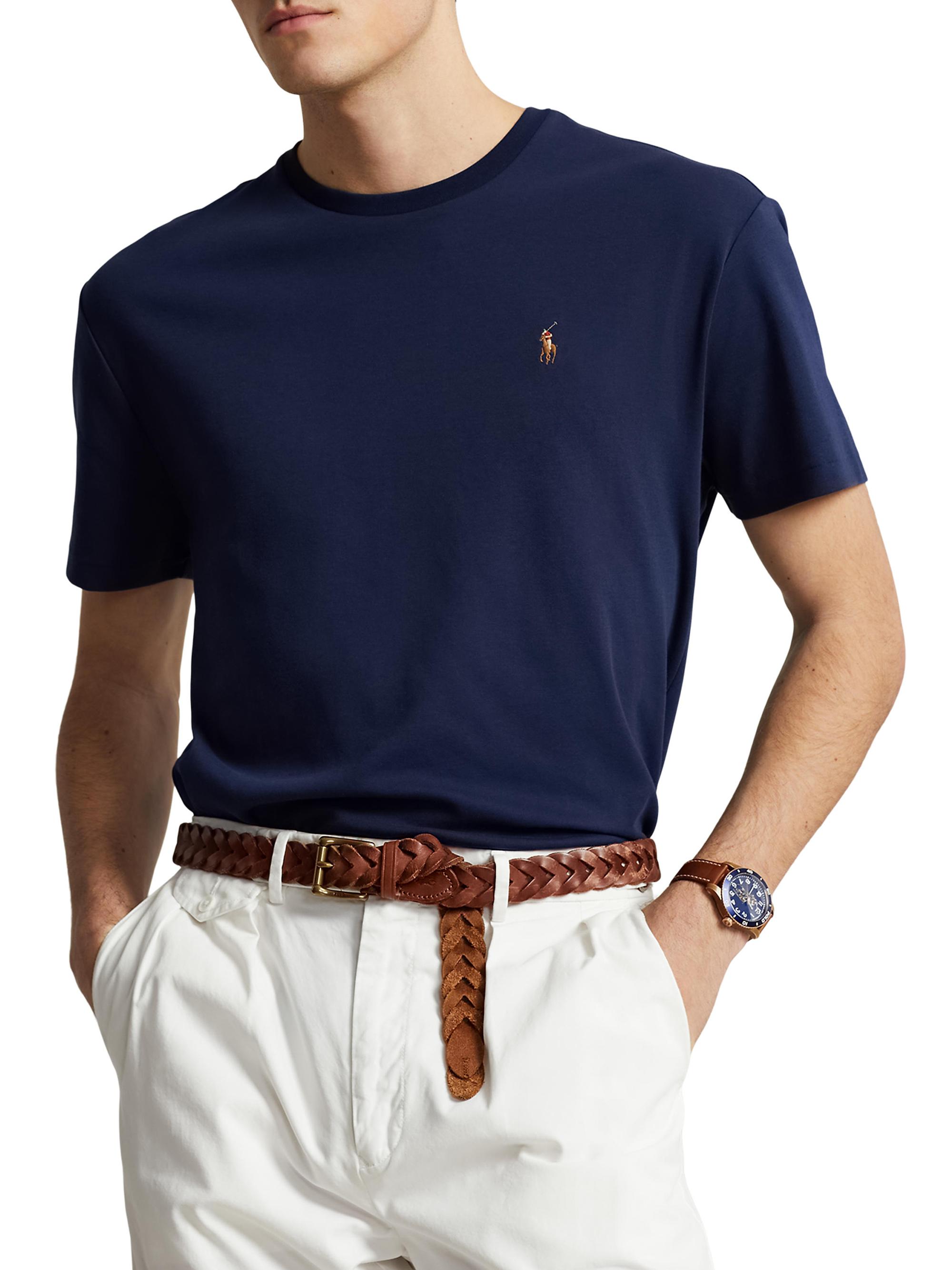 Polo Ralph Lauren Custom-Slim-Fit Soft Cotton T-Shirt | Saks Fifth