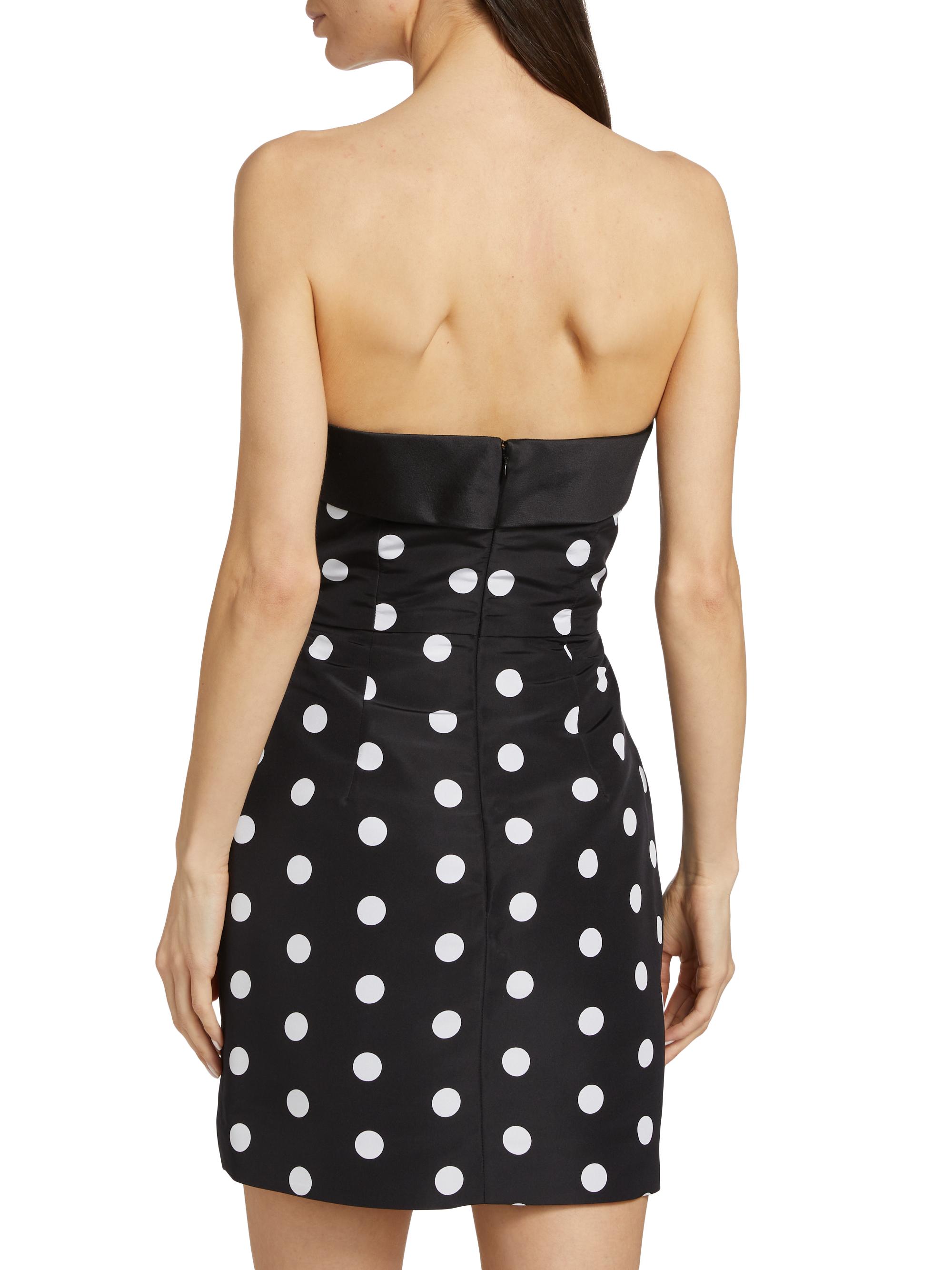 Alexia María Georgie Polka Dot Silk Minidress | Saks Fifth Avenue