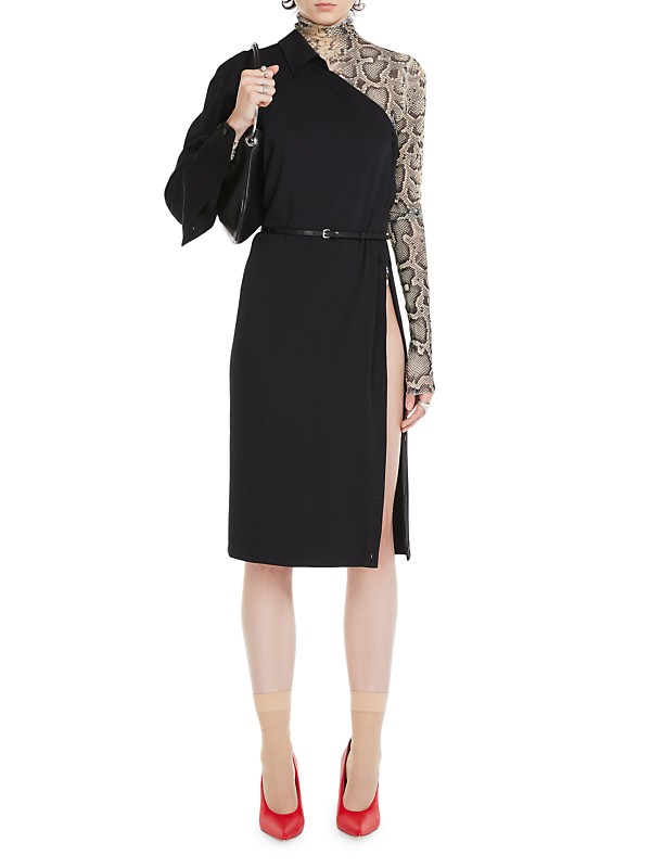Shop Sportmax Snake-Print Tulle Turtleneck Top | Saks Fifth Shop Sportmax Snake-Print Tulle Turtleneck Top | Saks Fifth