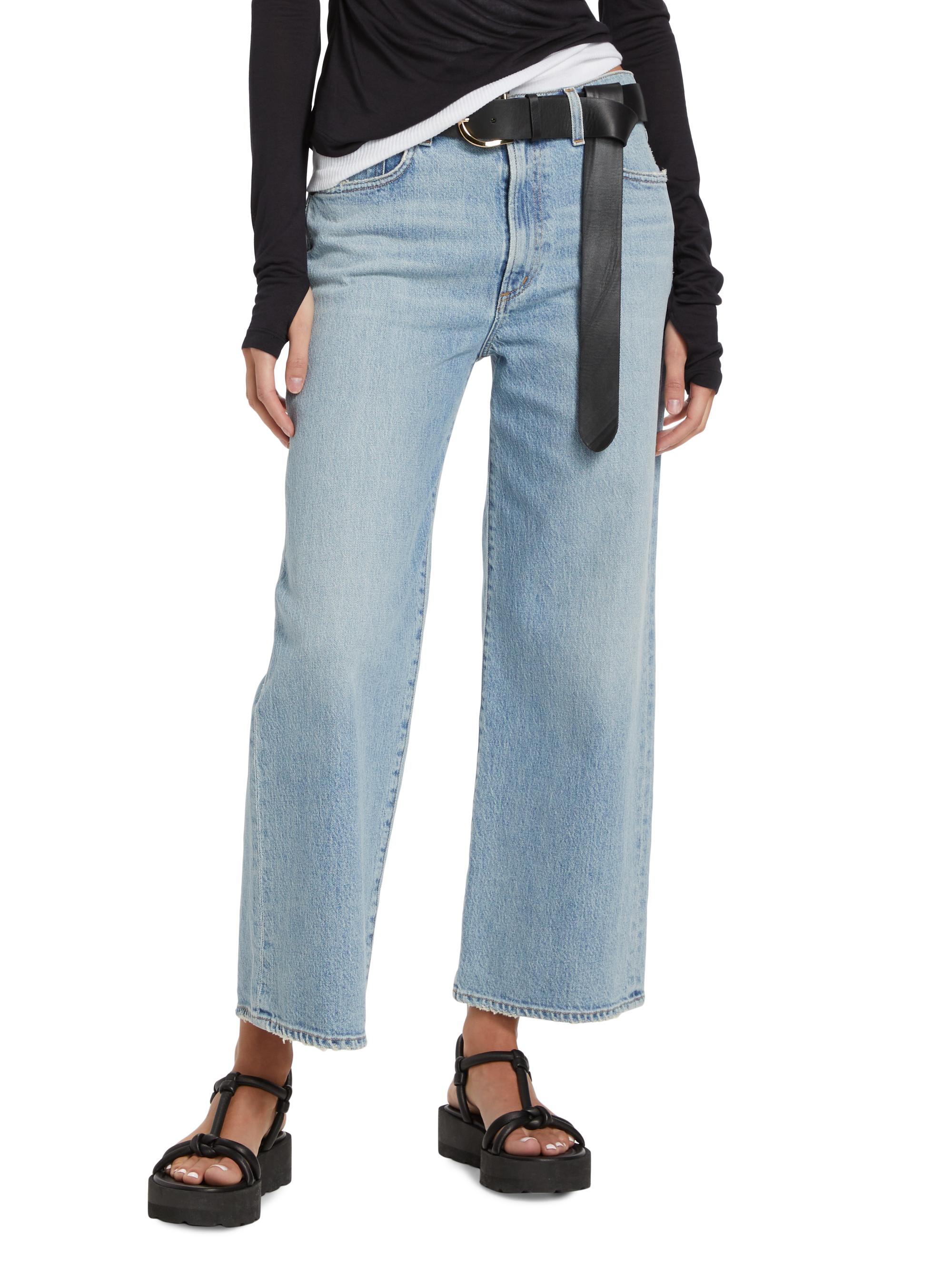 Agolde Harper Mid-Rise Relaxed Crop Jeans | Saks Fifth Avenue