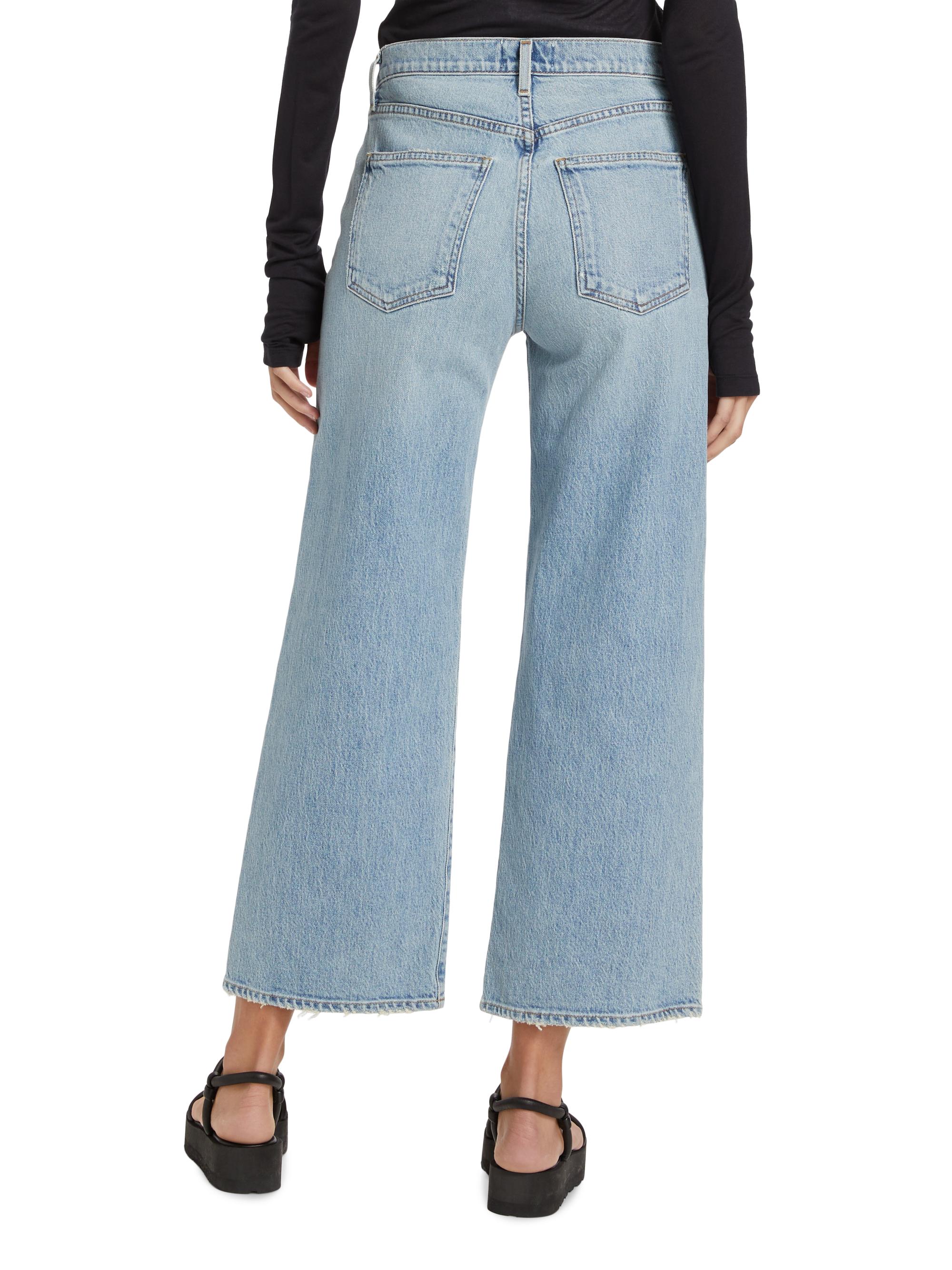 Agolde Harper Mid-Rise Relaxed Crop Jeans | Saks Fifth Avenue