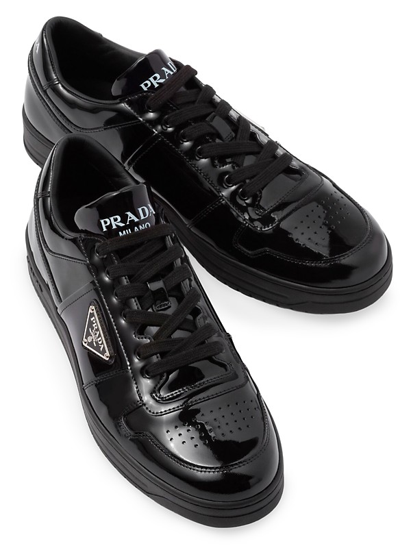 Shop Prada Downtown Patent Leather Sneakers | Saks Fifth Avenue Shop Prada Downtown Patent Leather Sneakers | Saks Fifth Avenue