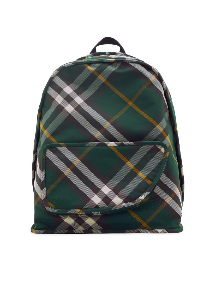 Burberry Shield Check Backpack | Saks Fifth Avenue