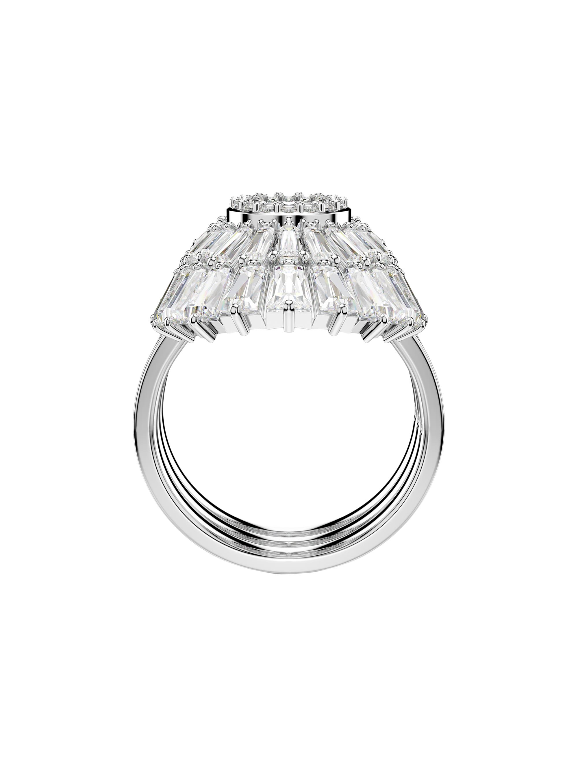 Swarovski Idyllia Crystal Three-Piece Shell Ring | Saks Fifth Avenue