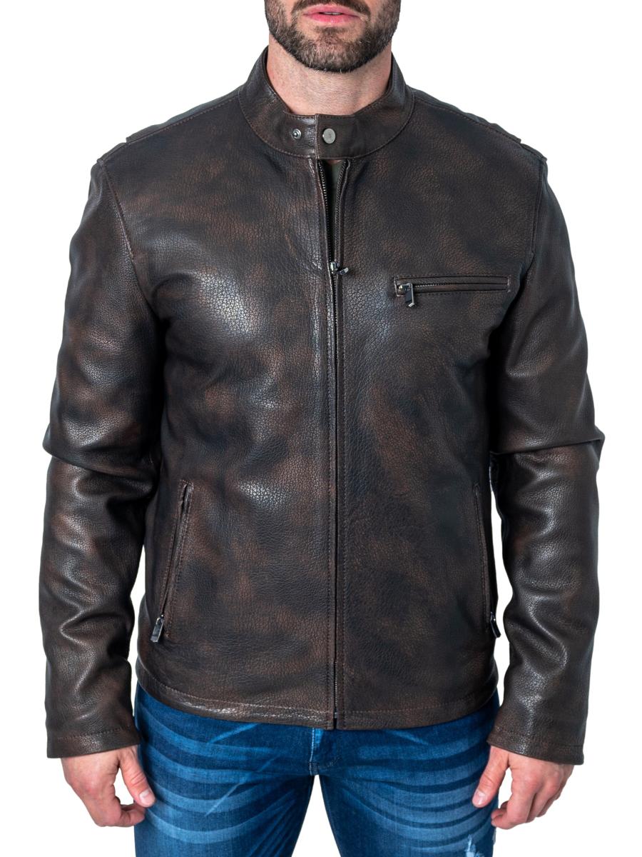 Maceoo Leather Union Jacket | Saks Fifth Avenue