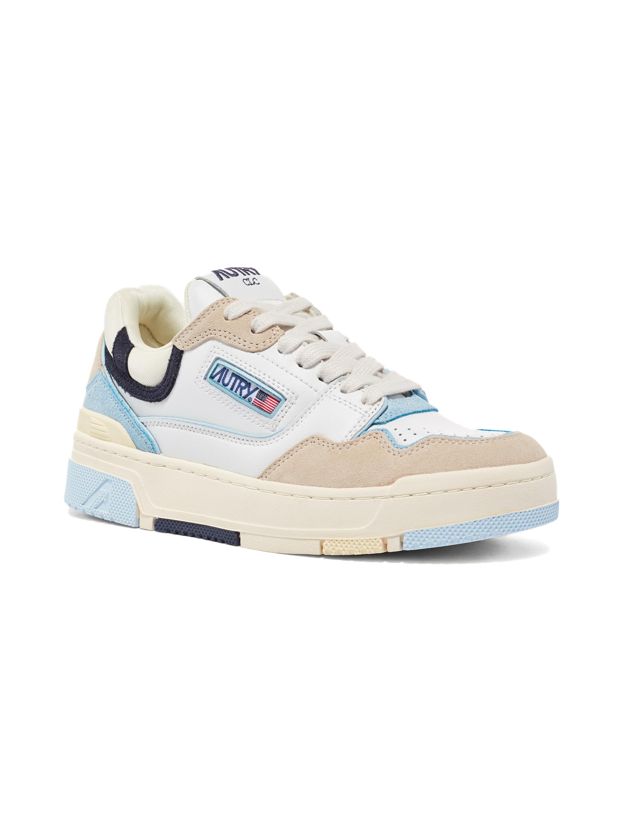 Autry CLC Leather & Mesh Low-Top Sneakers | Saks Fifth Avenue