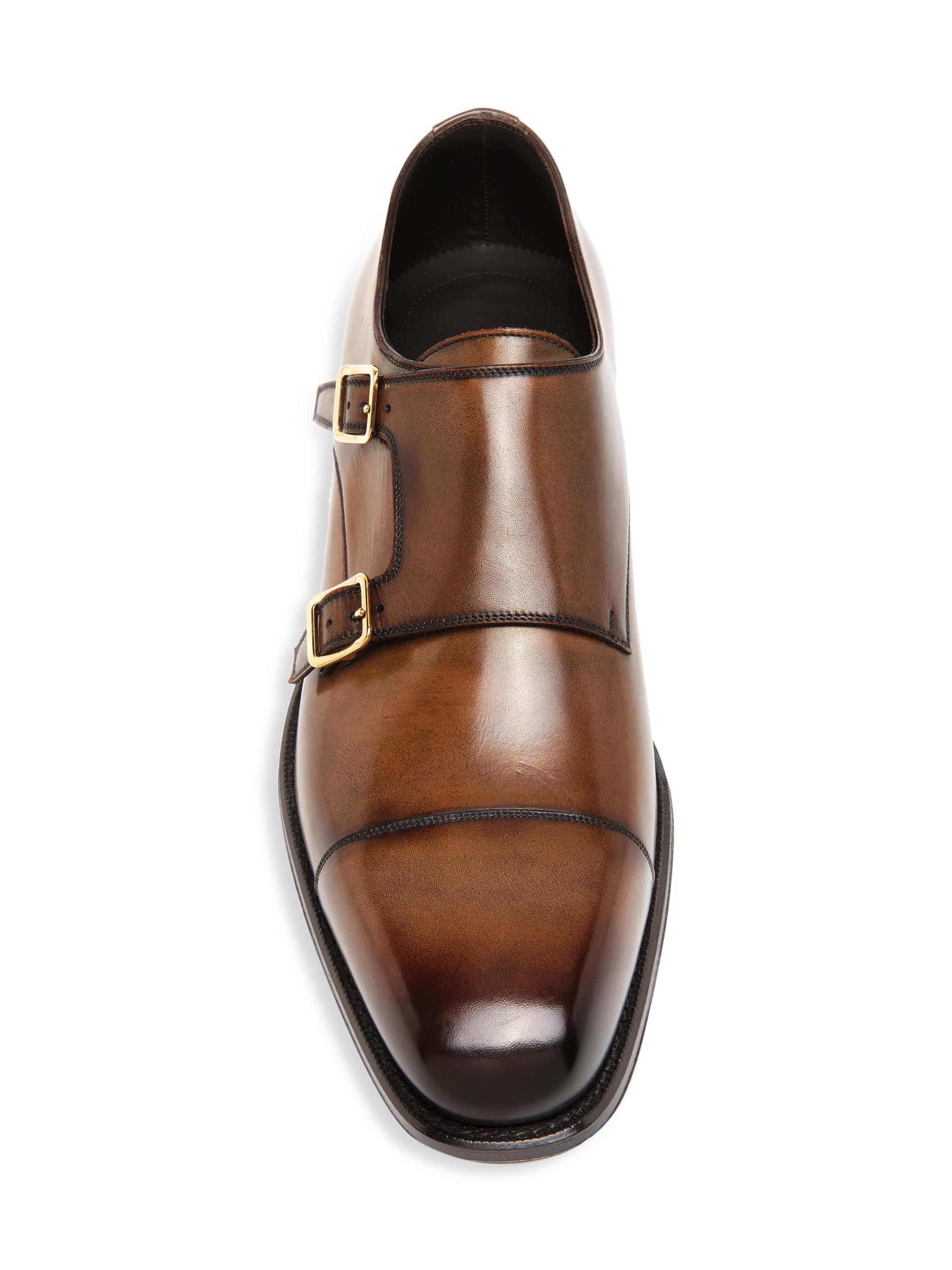 TOM FORD Claydon Double-Monk-Strap Shoes | Saks Fifth Avenue