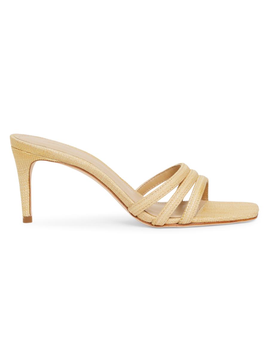 Saks Fifth Avenue 70MM Woven Straw Mules | Saks Fifth Avenue
