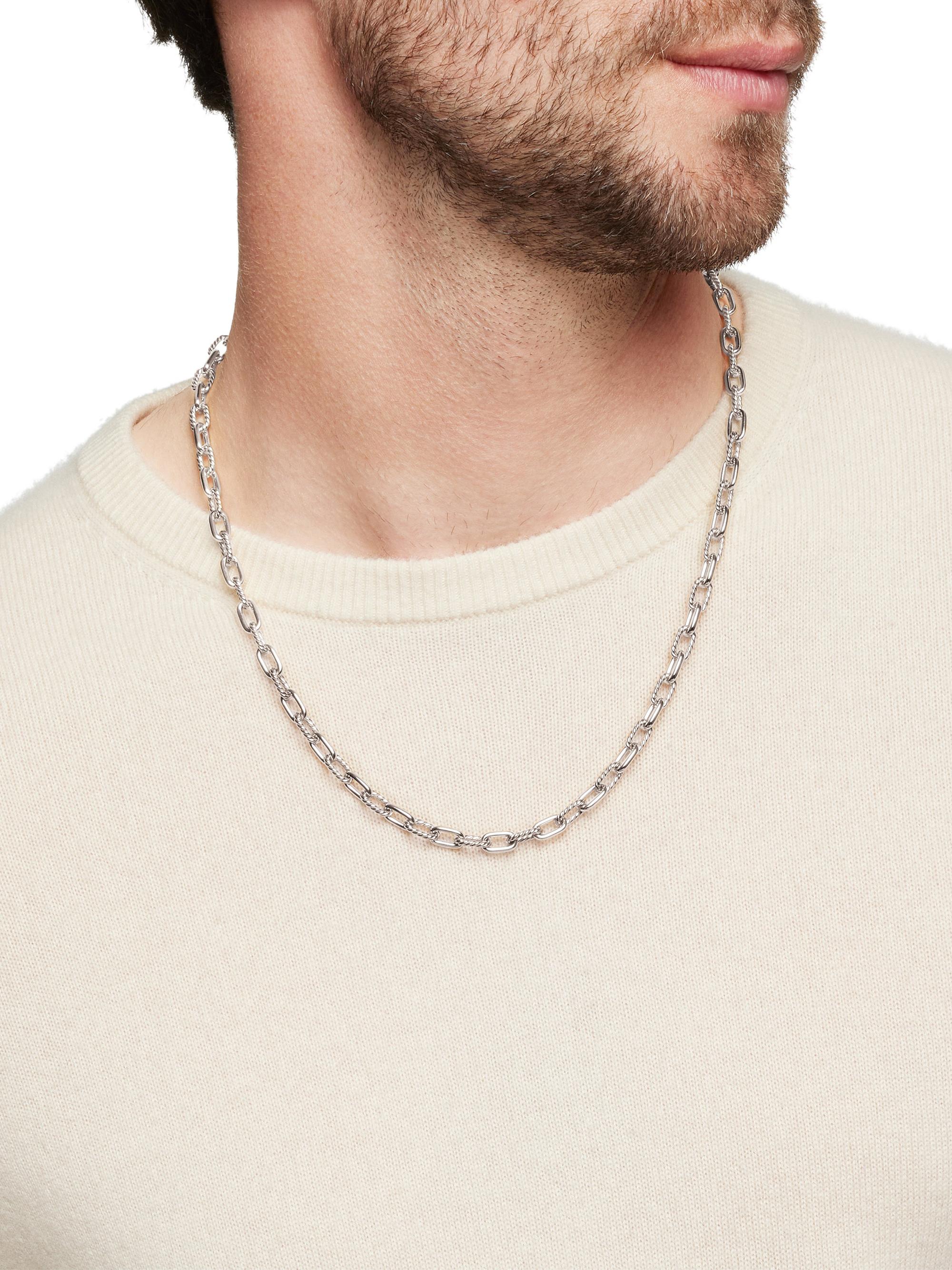 David Yurman DY Madison Chain Necklace in Sterling Silver, 6mm | Saks ...