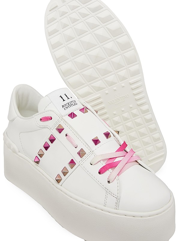 Shop Valentino Garavani Flatform Rockstud Untitled Calfskin Shop Valentino Garavani Flatform Rockstud Untitled Calfskin