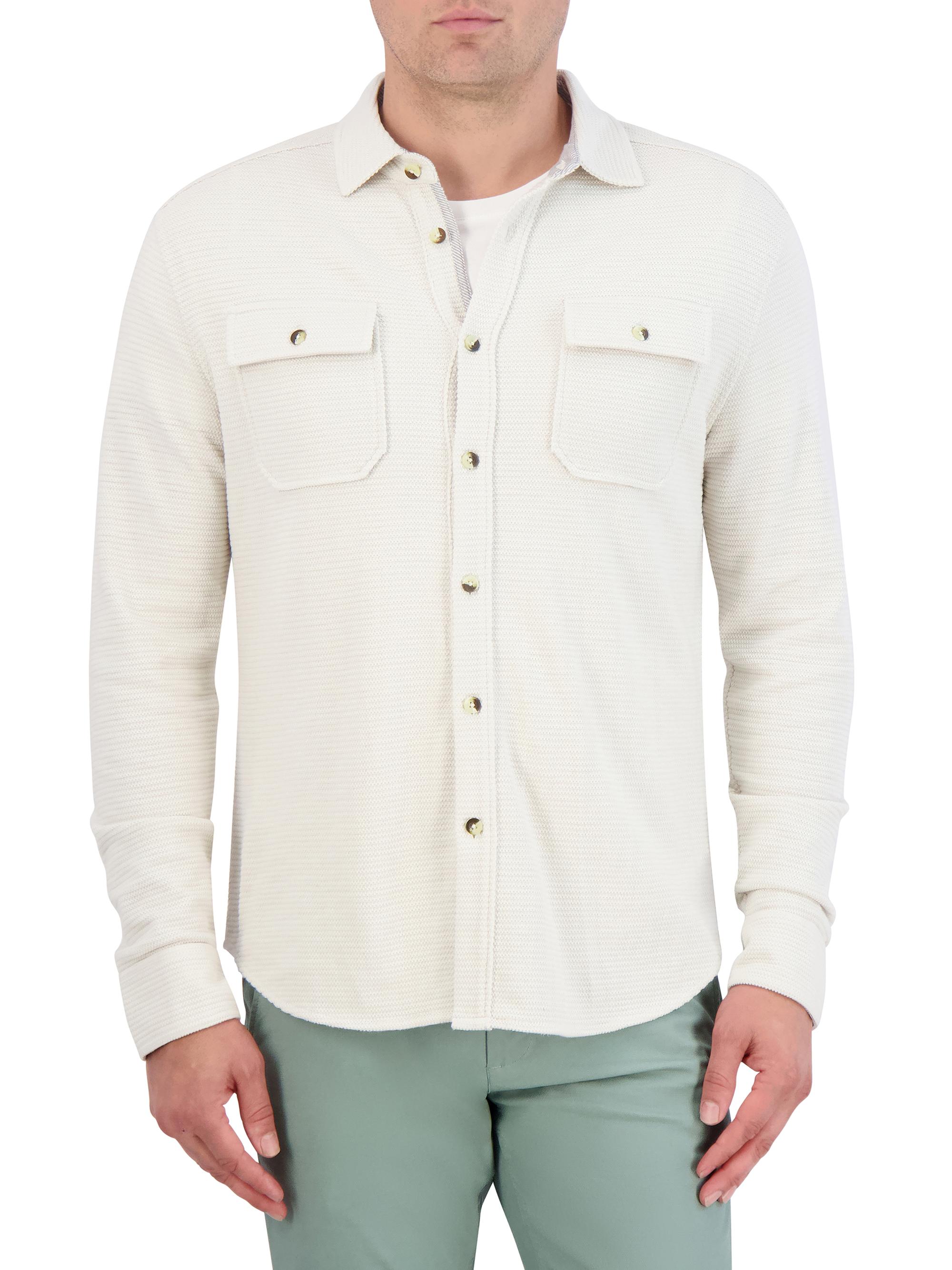 Shop Robert Graham Brunner Knit Button-Front Shirt | Saks Fifth Avenue
