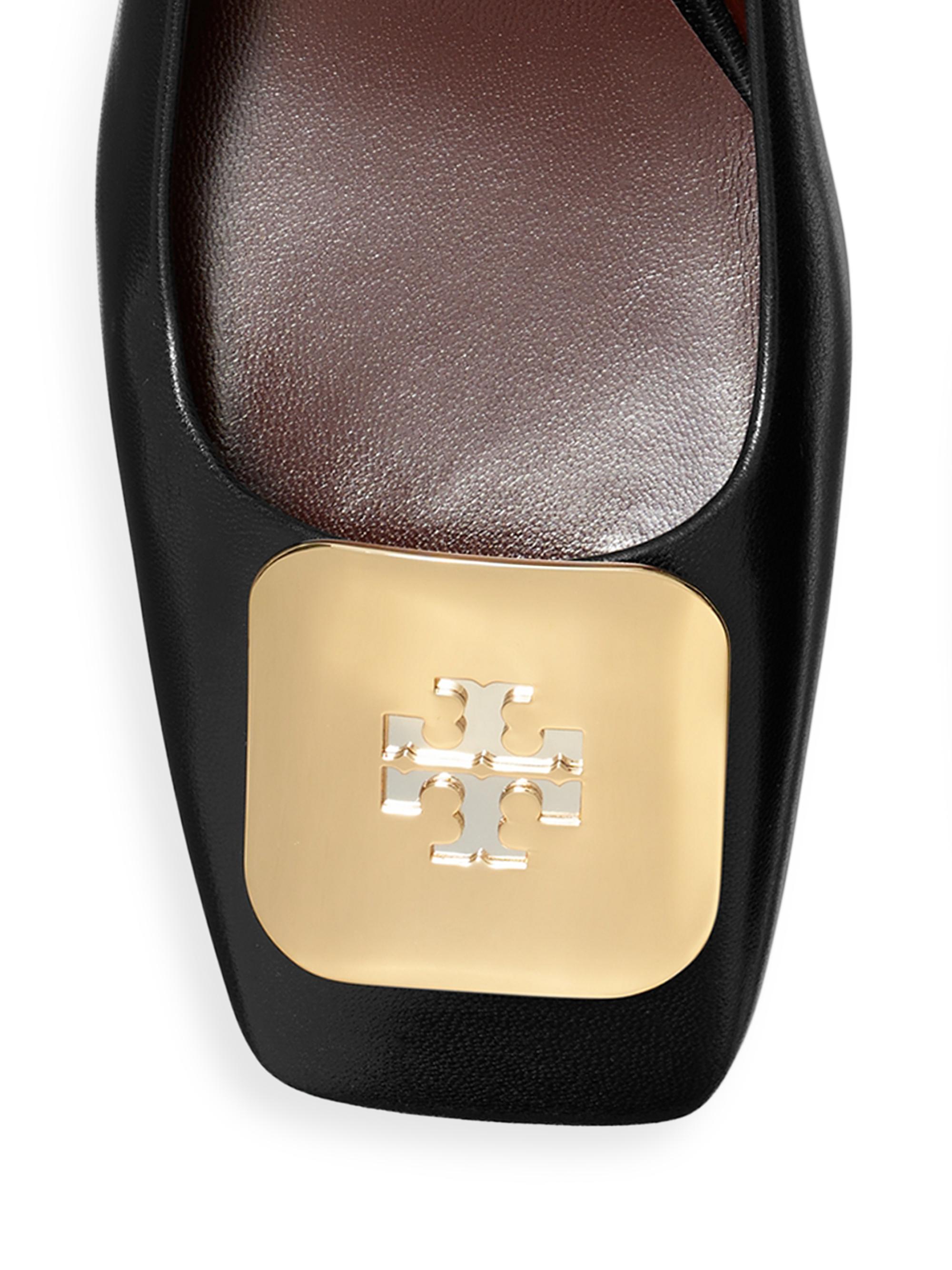 Tory Burch Georgia 35 MM Leather Pump | Saks Fifth Avenue