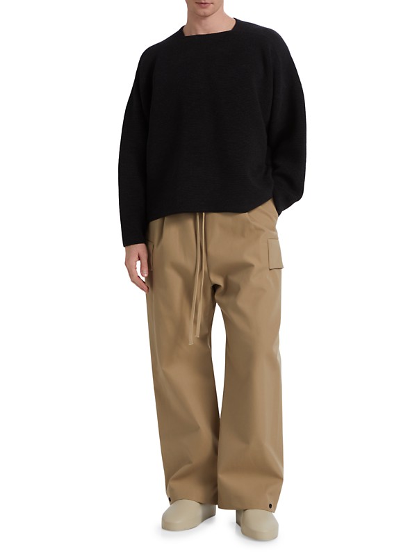 Shop Fear of God Wool & Cotton-Blend Cargo Pants | Saks Shop Fear of God Wool & Cotton-Blend Cargo Pants | Saks