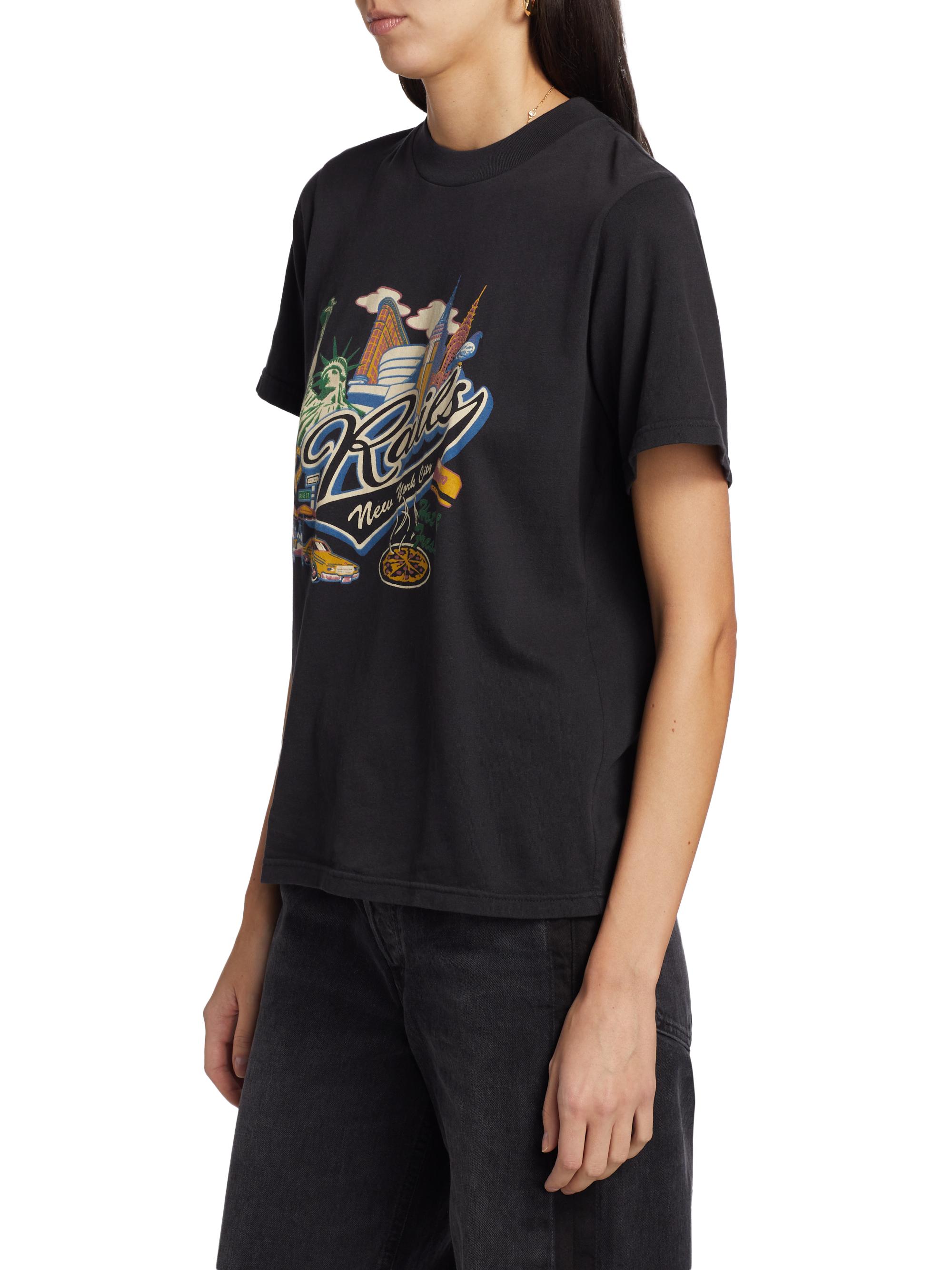 Rails Short-Sleeve Cotton Logo T-Shirt | Saks Fifth Avenue