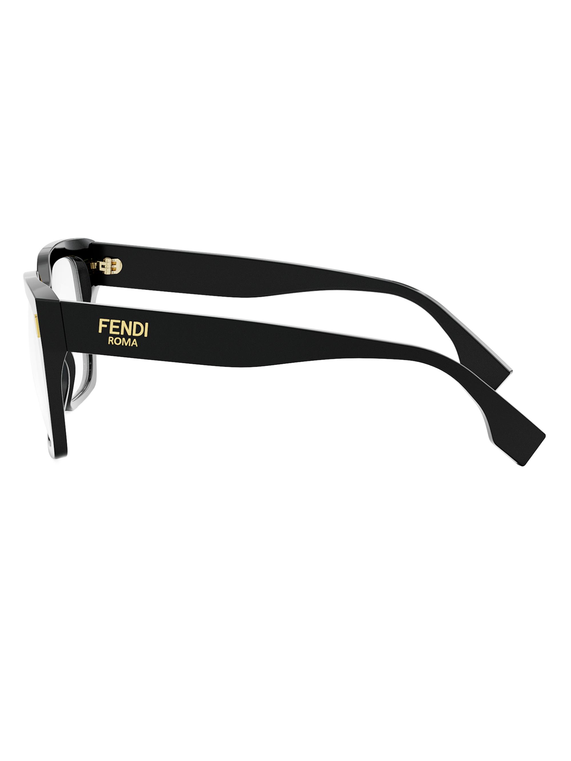 Fendi Fendi Roma 53MM Square Eyeglasses | Saks Fifth Avenue