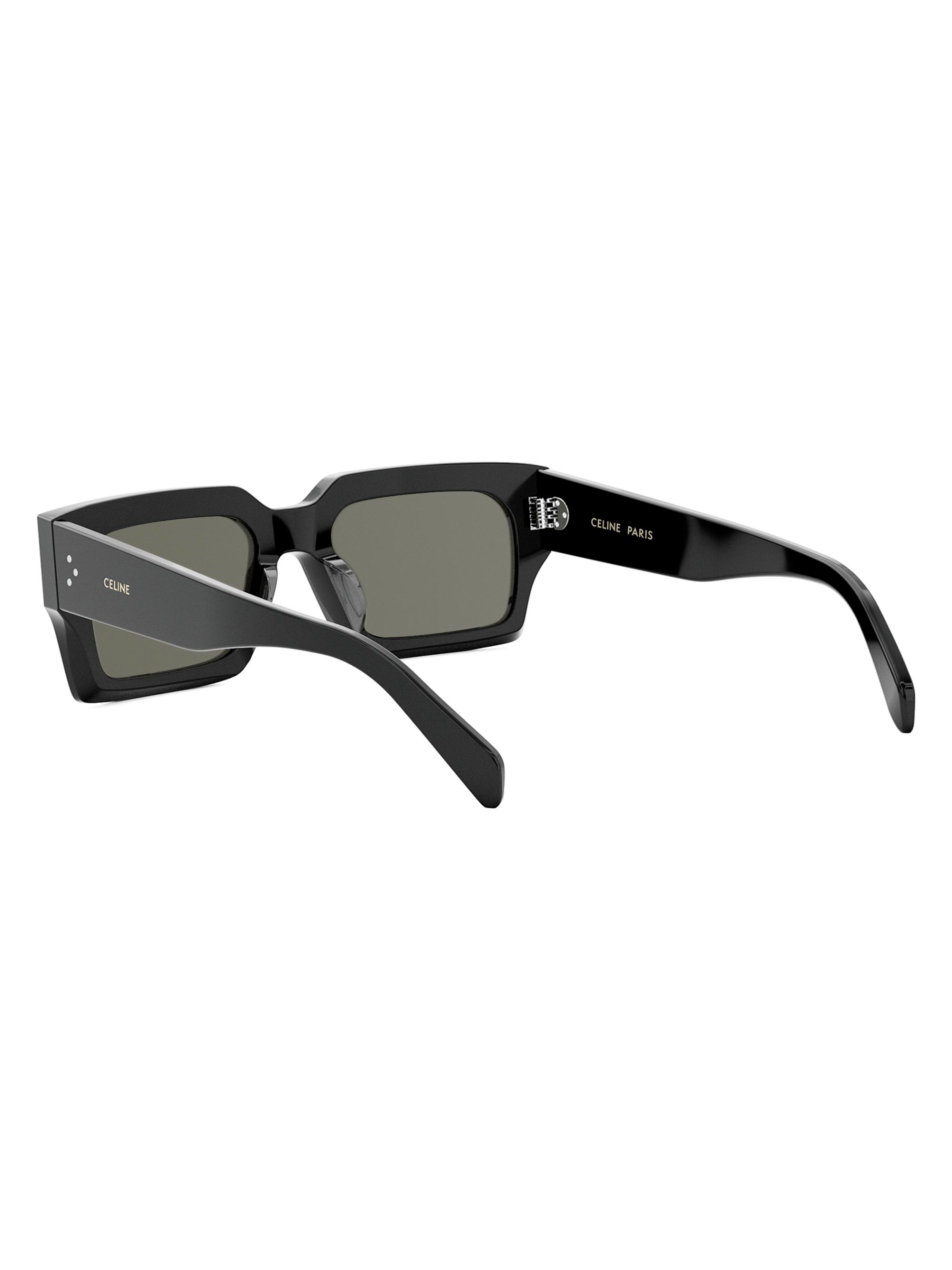 CELINE Bold Three Dots 54MM Rectangular Sunglasses | Saks Fifth Avenue