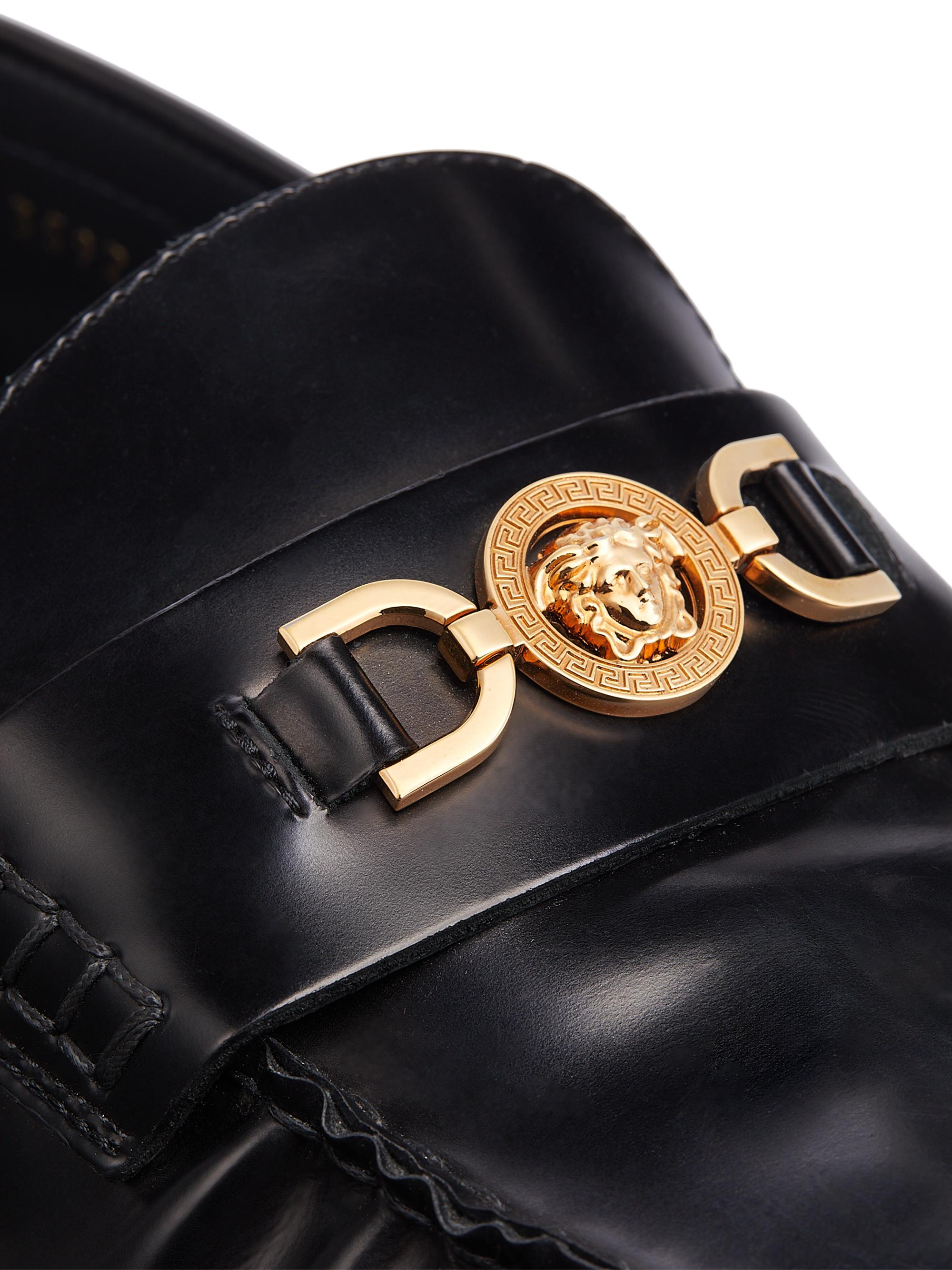 Versace Leather Loafers | Saks Fifth Avenue
