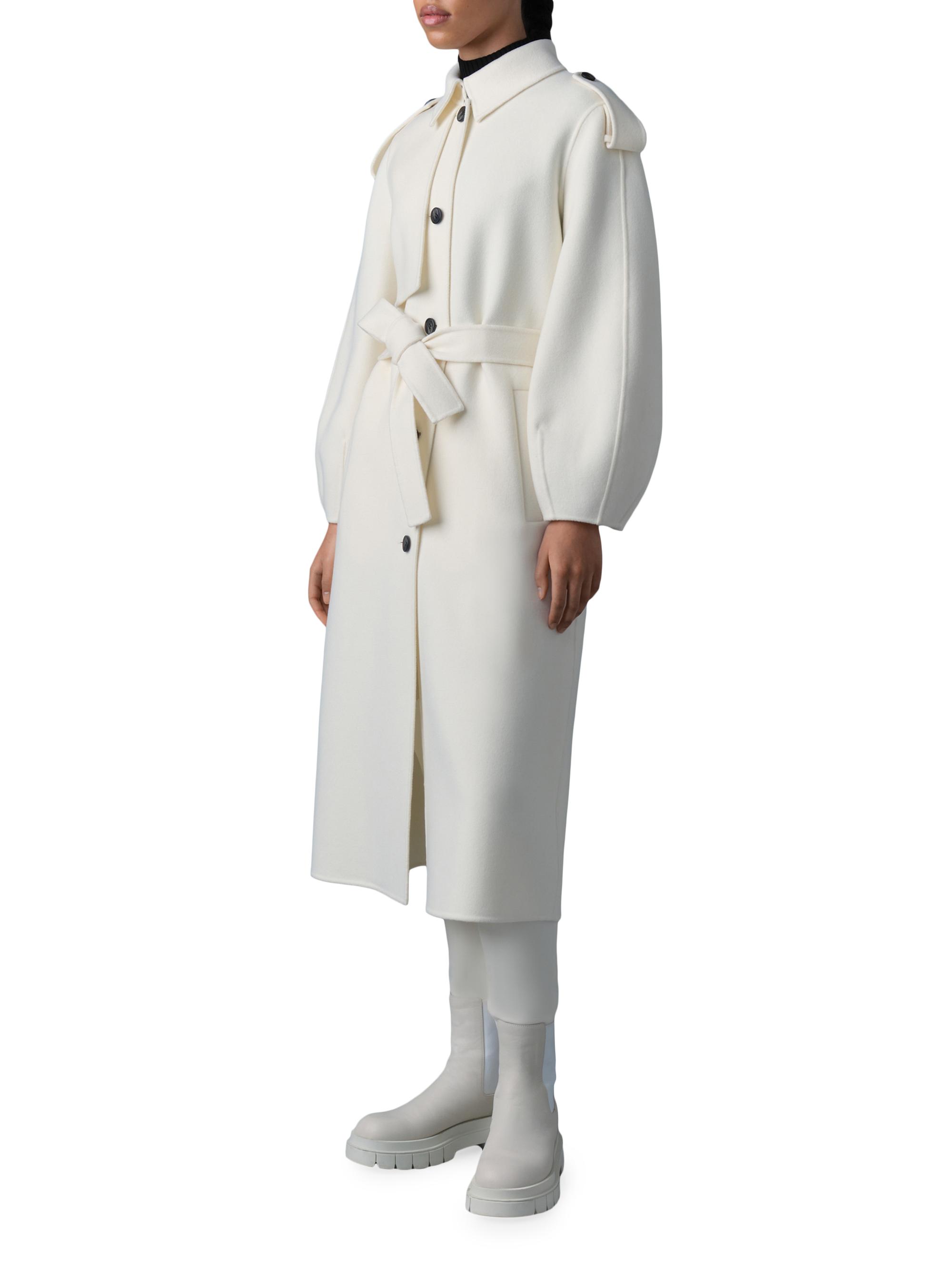 Mackage Ceyla Double-Face Wool Belted Coat | Saks Fifth Avenue