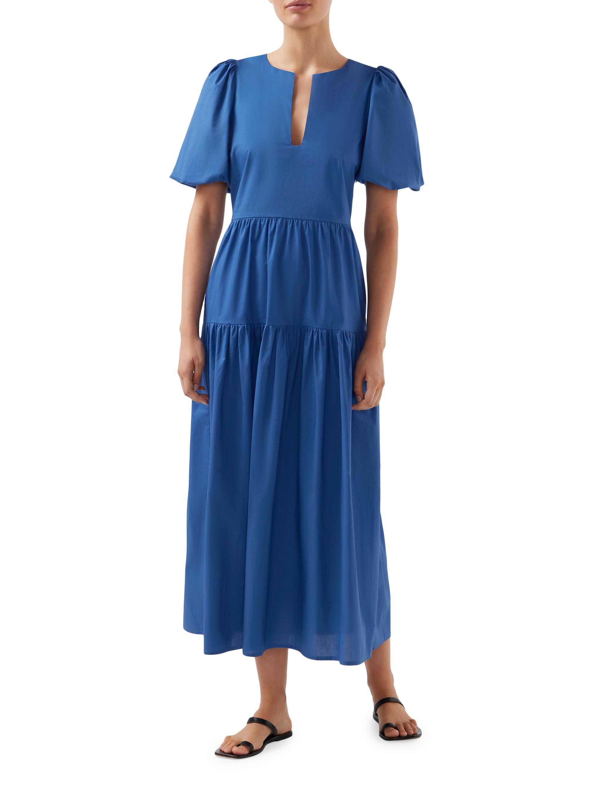 Bird & Knoll Mira Tiered Midi Dress | Saks Fifth Avenue