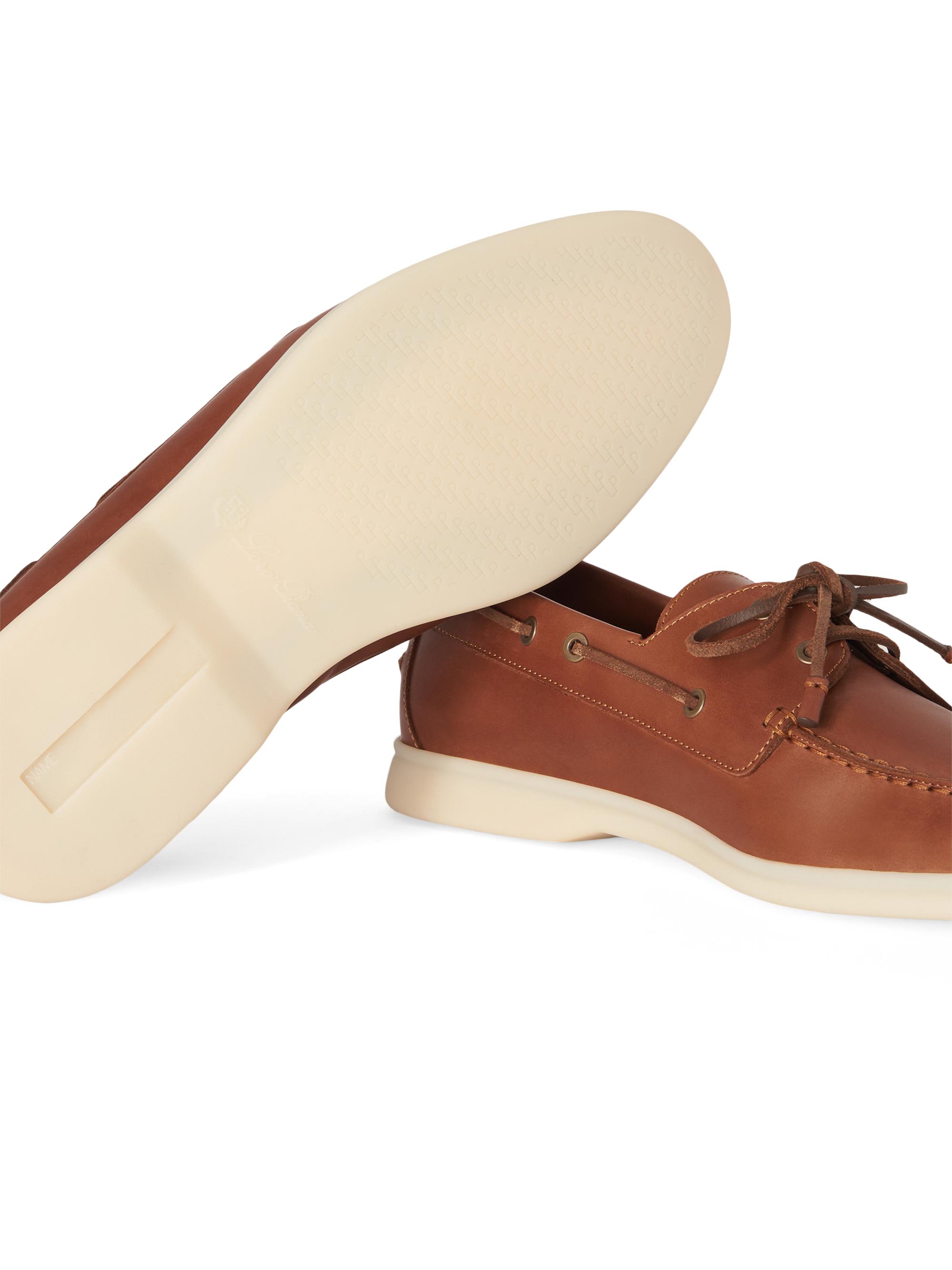 Loro Piana Sea-Sail Walk Leather Boat Shoes | Saks Fifth Avenue