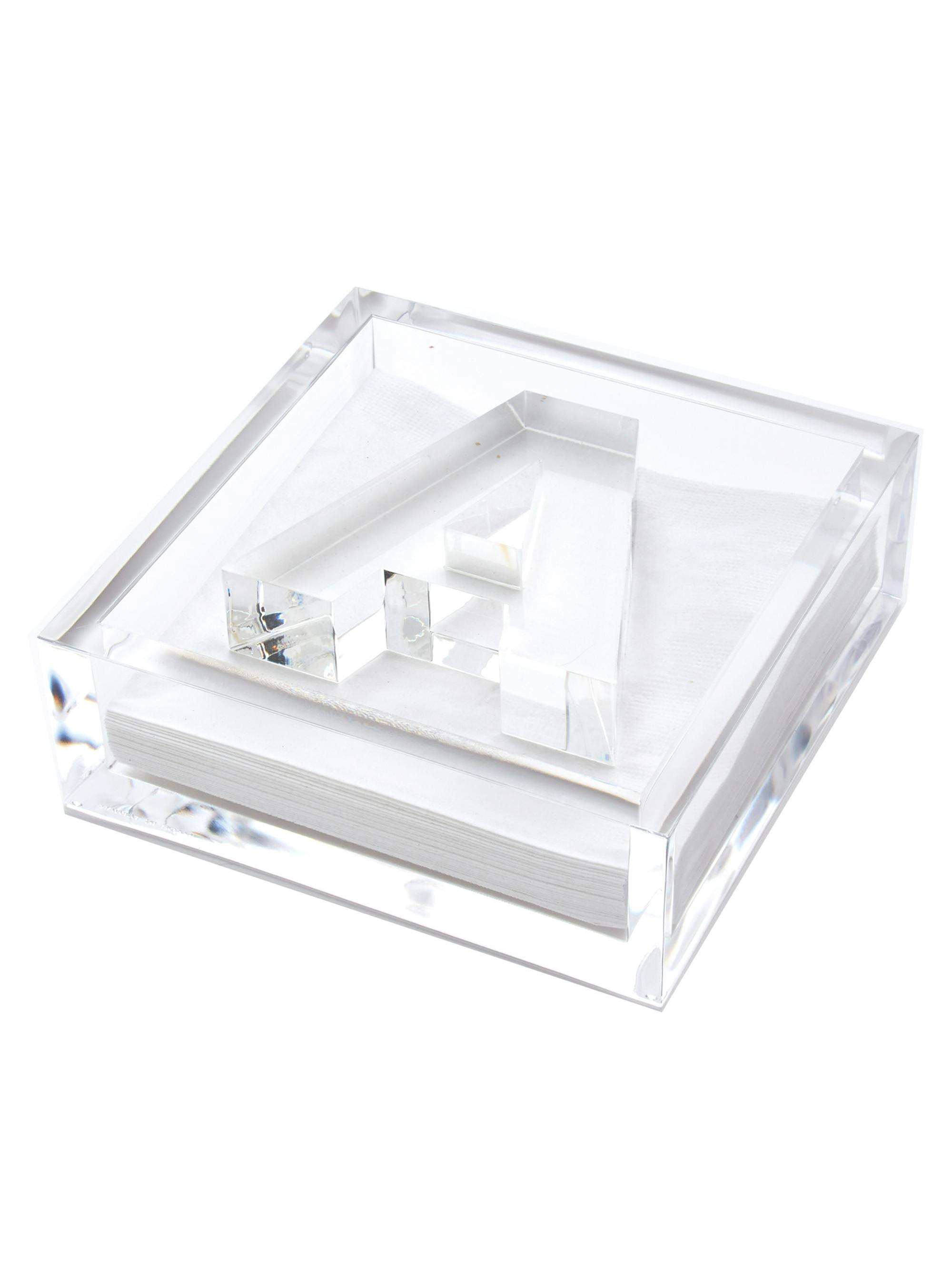 Tara Wilson Designs Initial Cocktail Napkin Holder | Saks Fifth Avenue