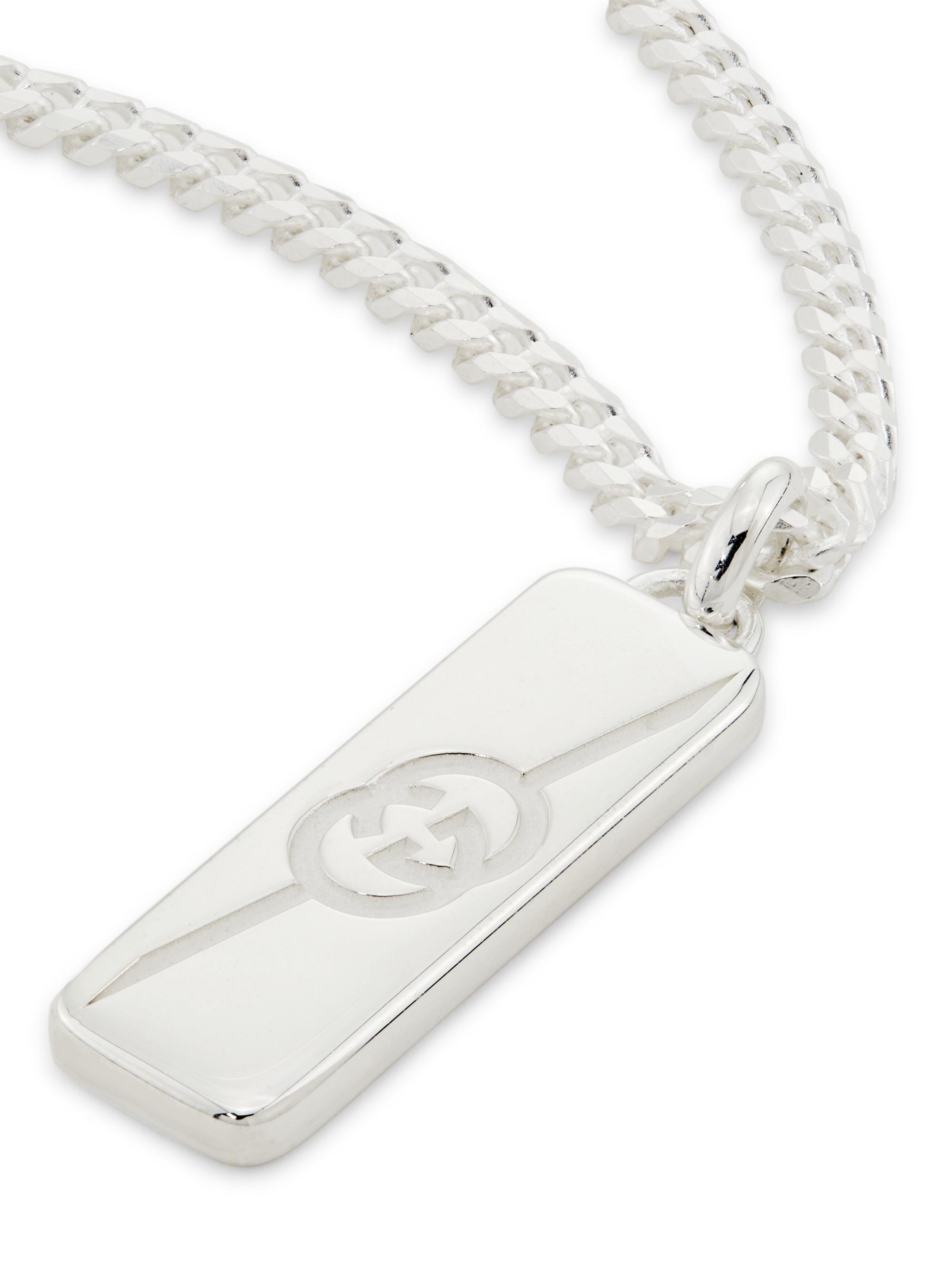 Gucci Gucci Tag Necklace | Saks Fifth Avenue