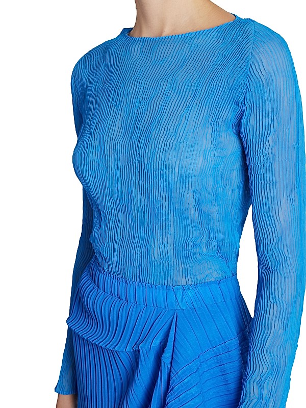 Shop Issey Miyake Chiffon Twist January Top | Saks Fifth Avenue Shop Issey Miyake Chiffon Twist January Top | Saks Fifth Avenue