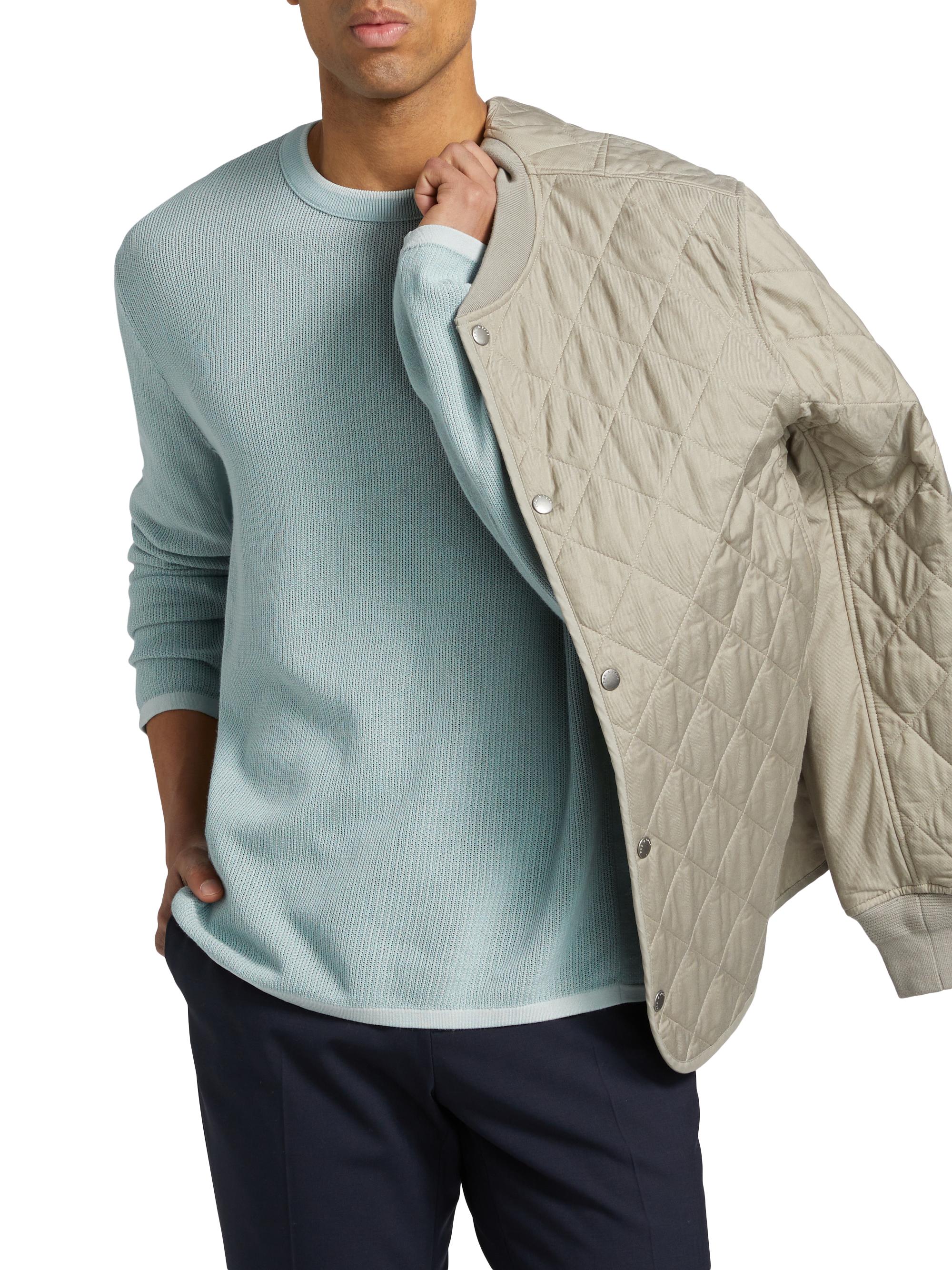 rag & bone Harvey Cotton-Blend Crewneck Sweater | Saks Fifth Avenue