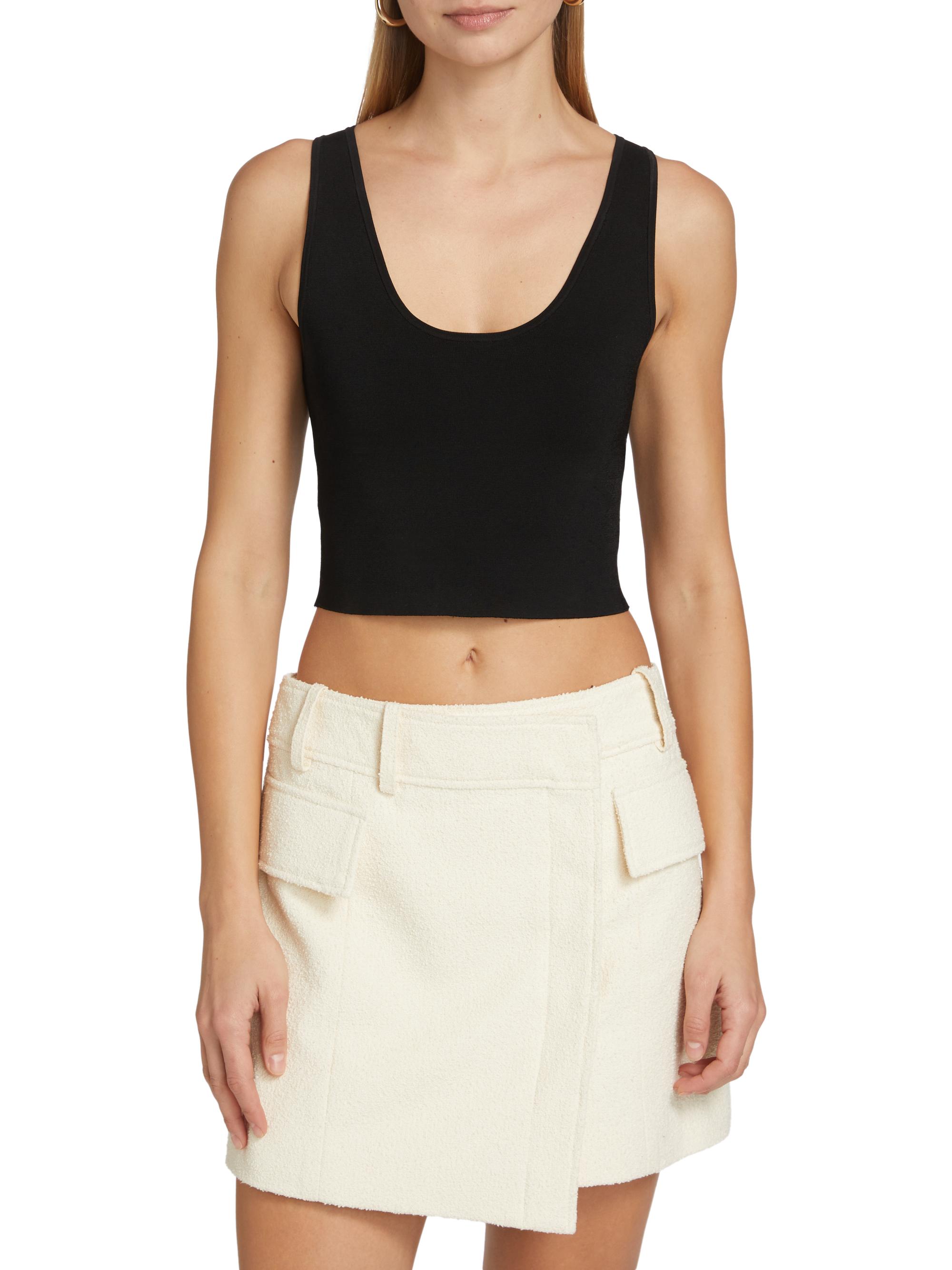 A.L.C. Cleo Knit Crop Tank | Saks Fifth Avenue