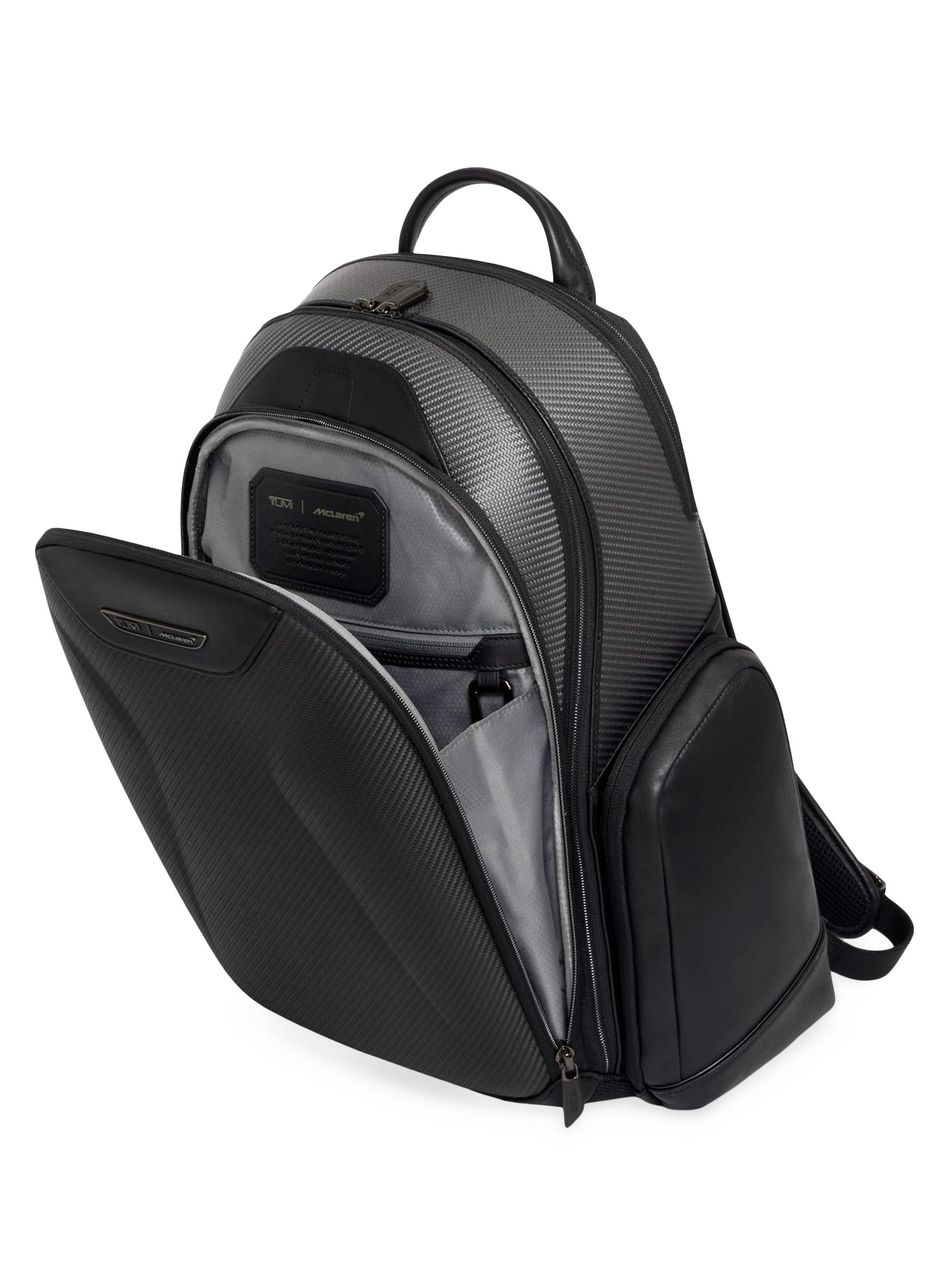 TUMI TUMI x McLaren Paddock Carbon Fiber Backpack | Saks Fifth Avenue