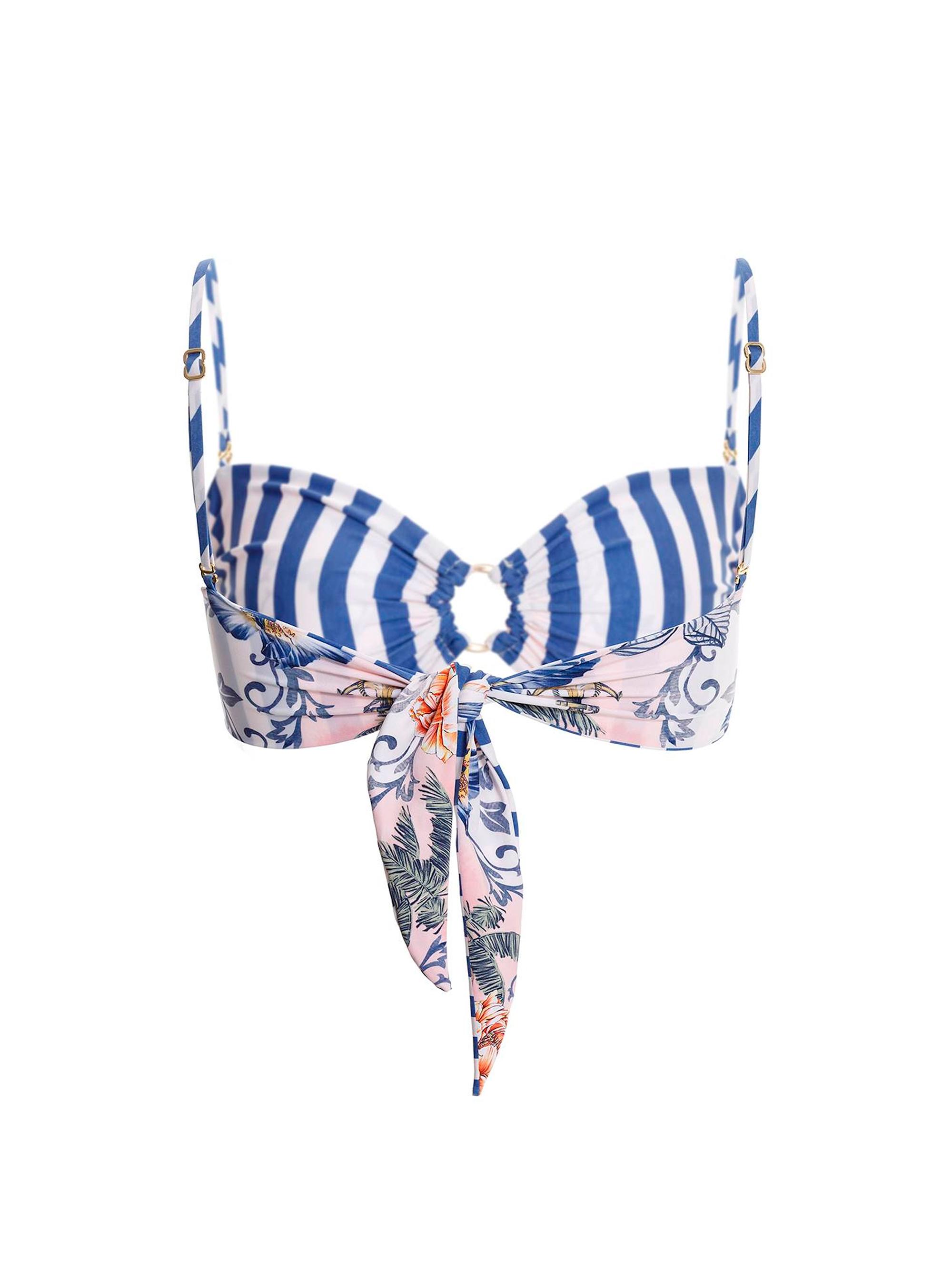 Agua Bendita Returning To The Roots Talia Kai Reversible Bikini Top ...