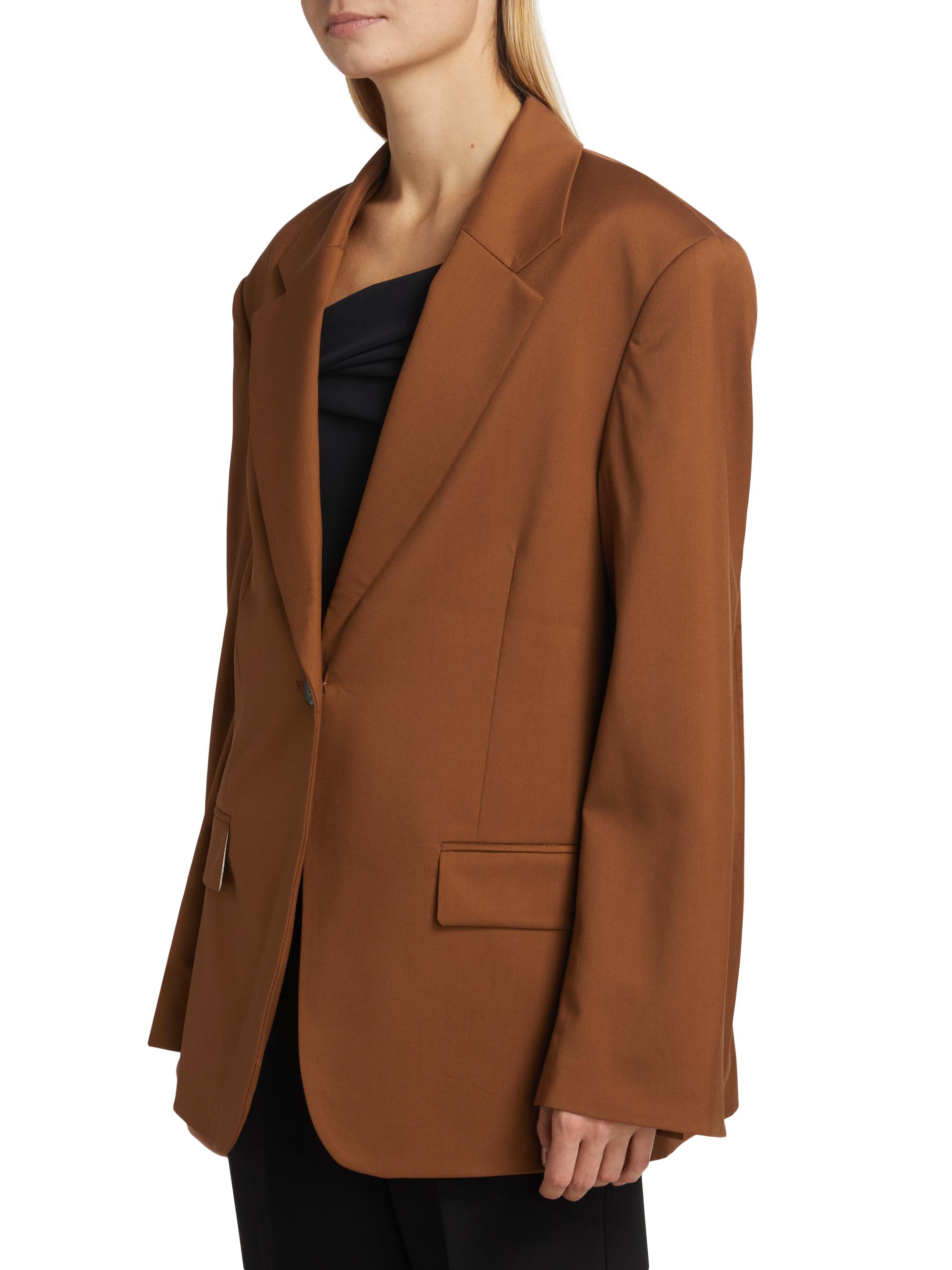 Róhe Single-Breasted Wool Blazer | Saks Fifth Avenue