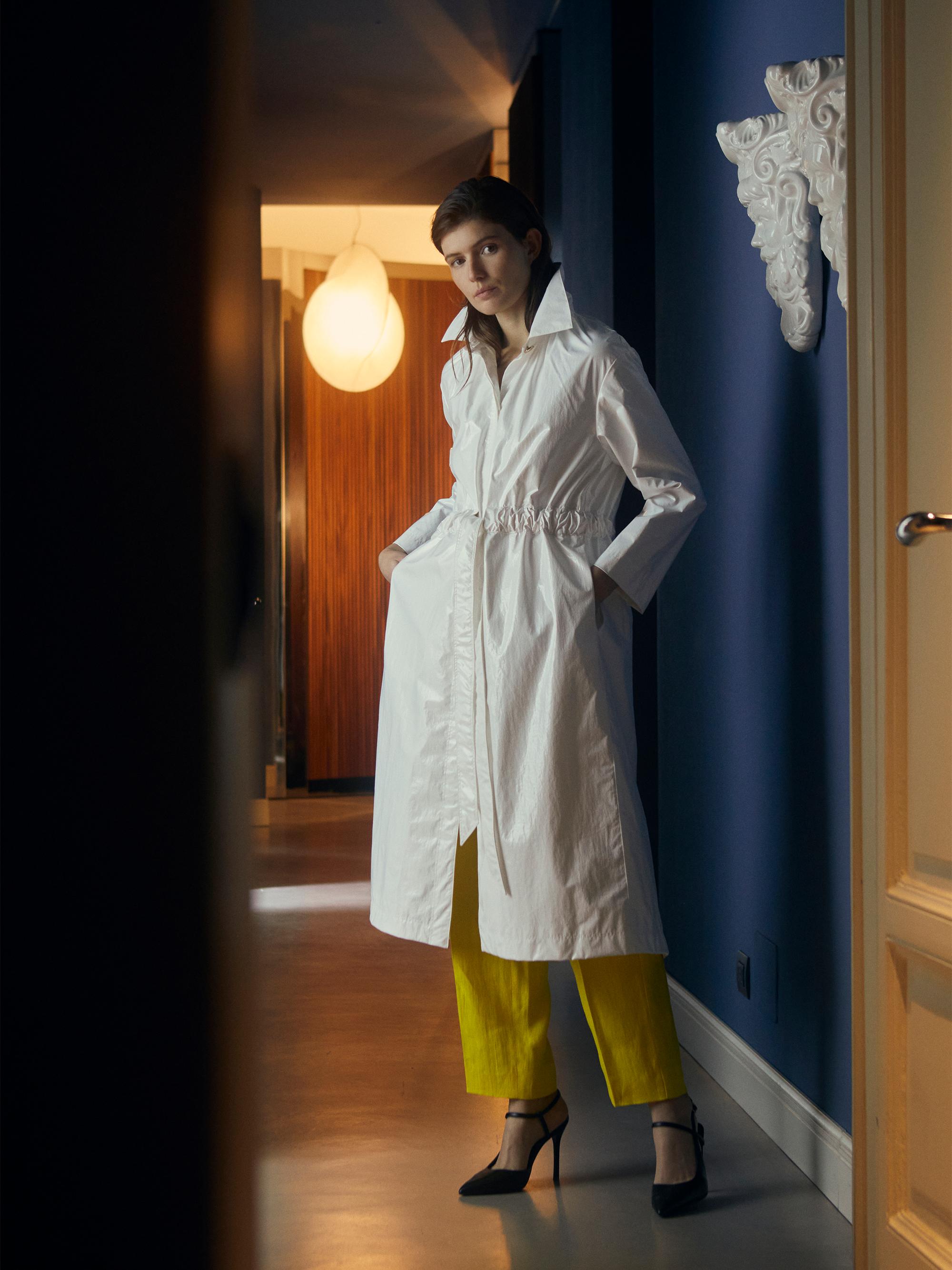 Jane Post Belted Slicker Coat | Saks Fifth Avenue