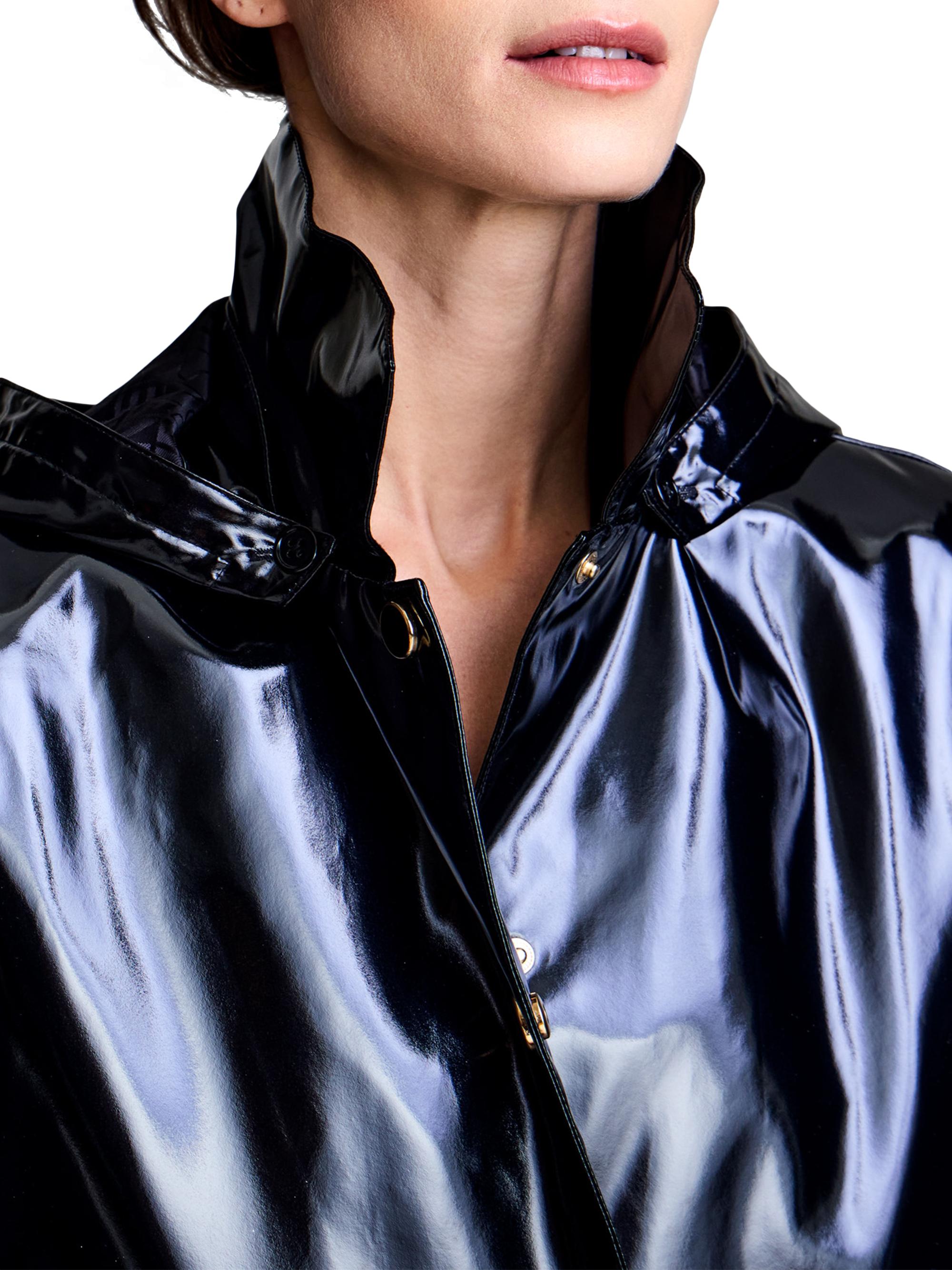 Jane Post Mid-Length Iconic Slicker Coat | Saks Fifth Avenue