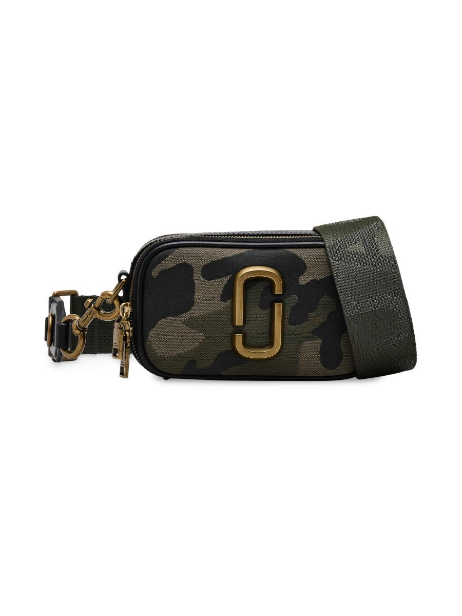 Marc Jacobs The Camo Jacquard Snapshot Crossbody Bag | Saks Fifth Avenue