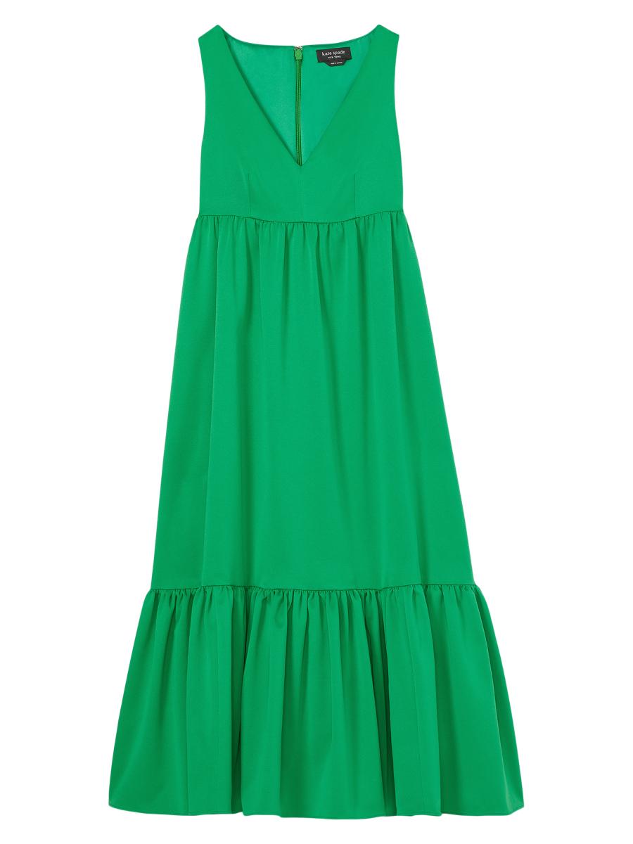 kate spade new york V-Neck Cotton Midi-Dress | Saks Fifth Avenue