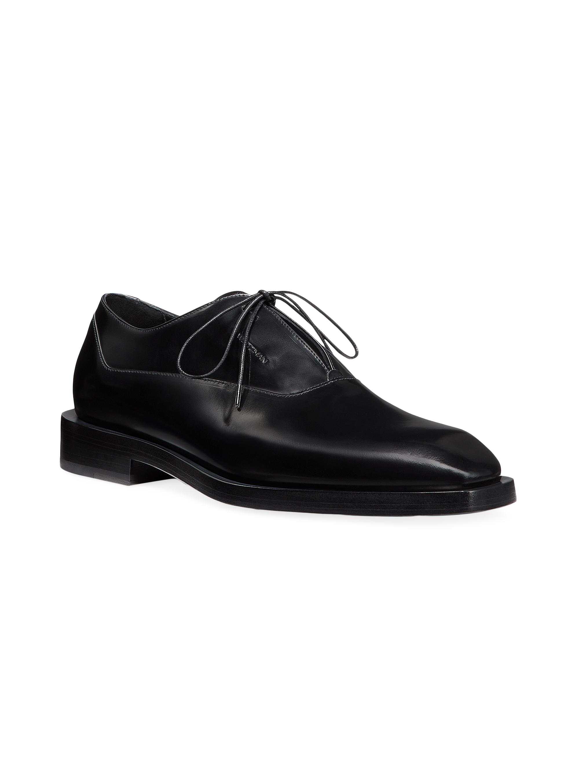 Stuart Weitzman Royce Brushed Leather Oxfords | Saks Fifth Avenue