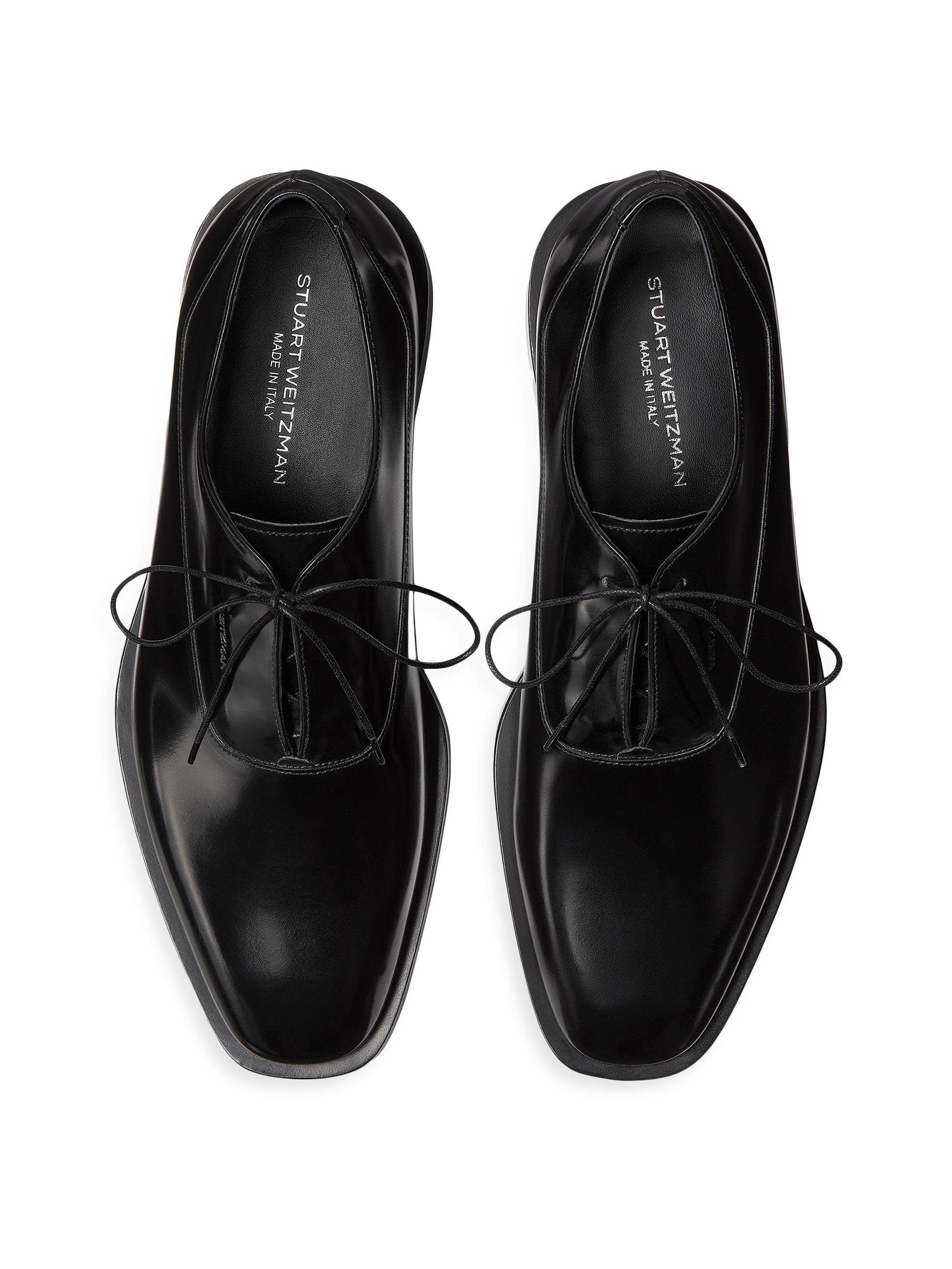 Stuart Weitzman Royce Brushed Leather Oxfords | Saks Fifth Avenue