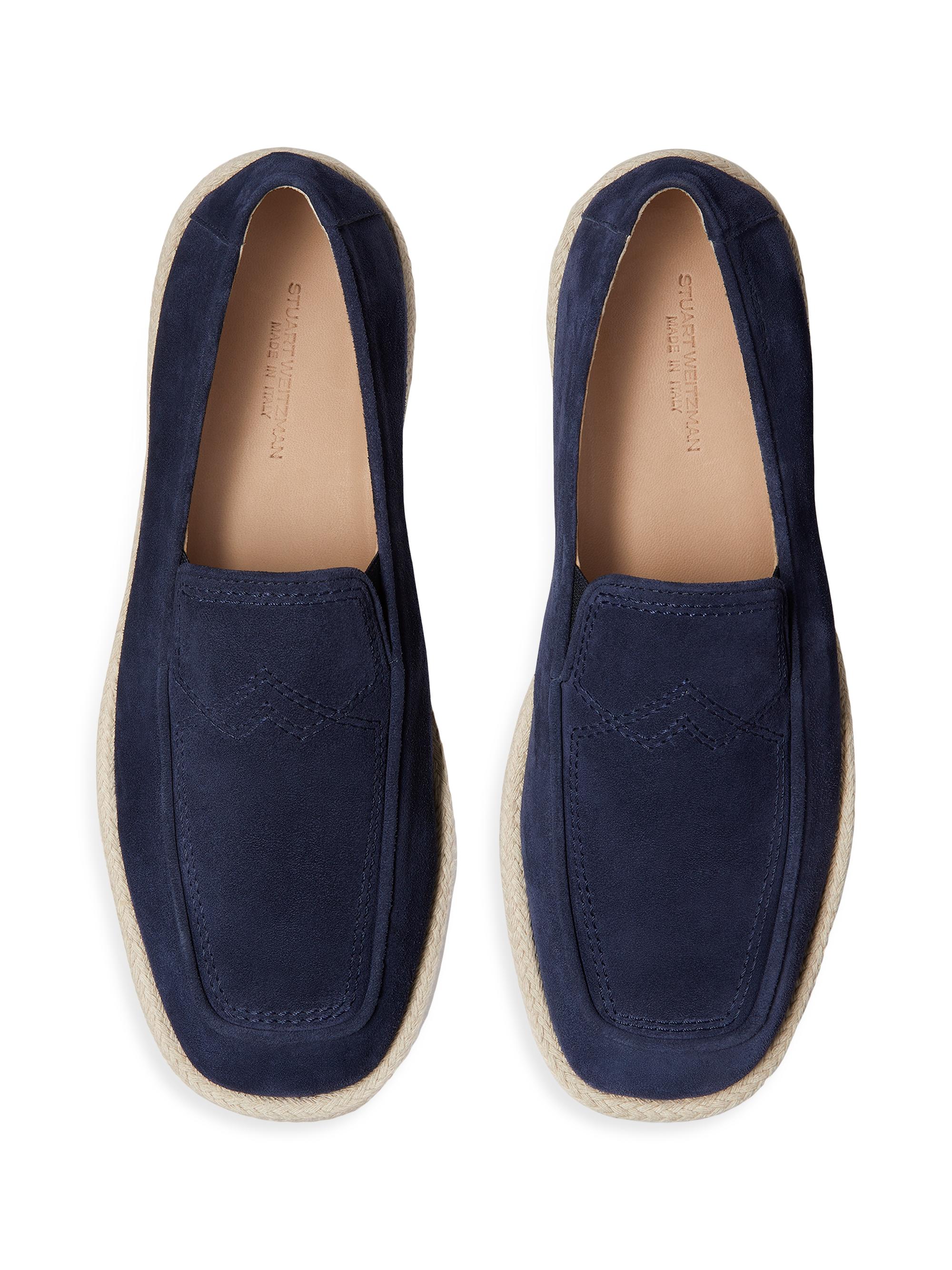 Stuart Weitzman Harbor Venetian Leather Espadrille | Saks Fifth Avenue