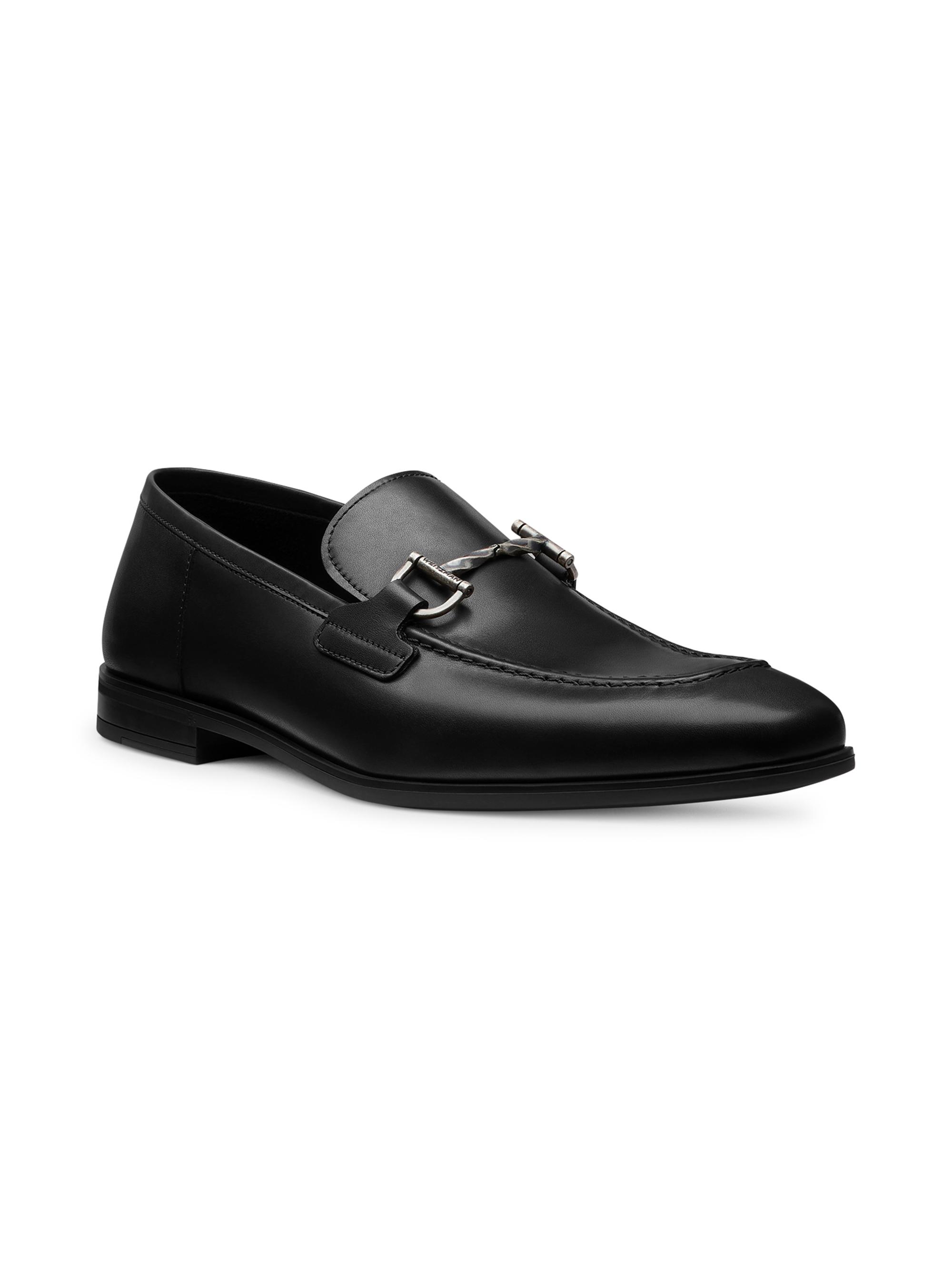 Stuart Weitzman Simon Twistbit Leather Loafers | Saks Fifth Avenue