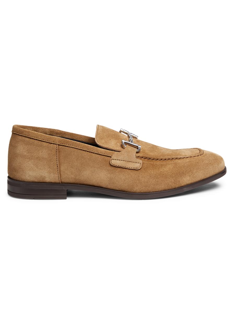 Stuart Weitzman Simon Twistbit Suede Loafers | Saks Fifth Avenue