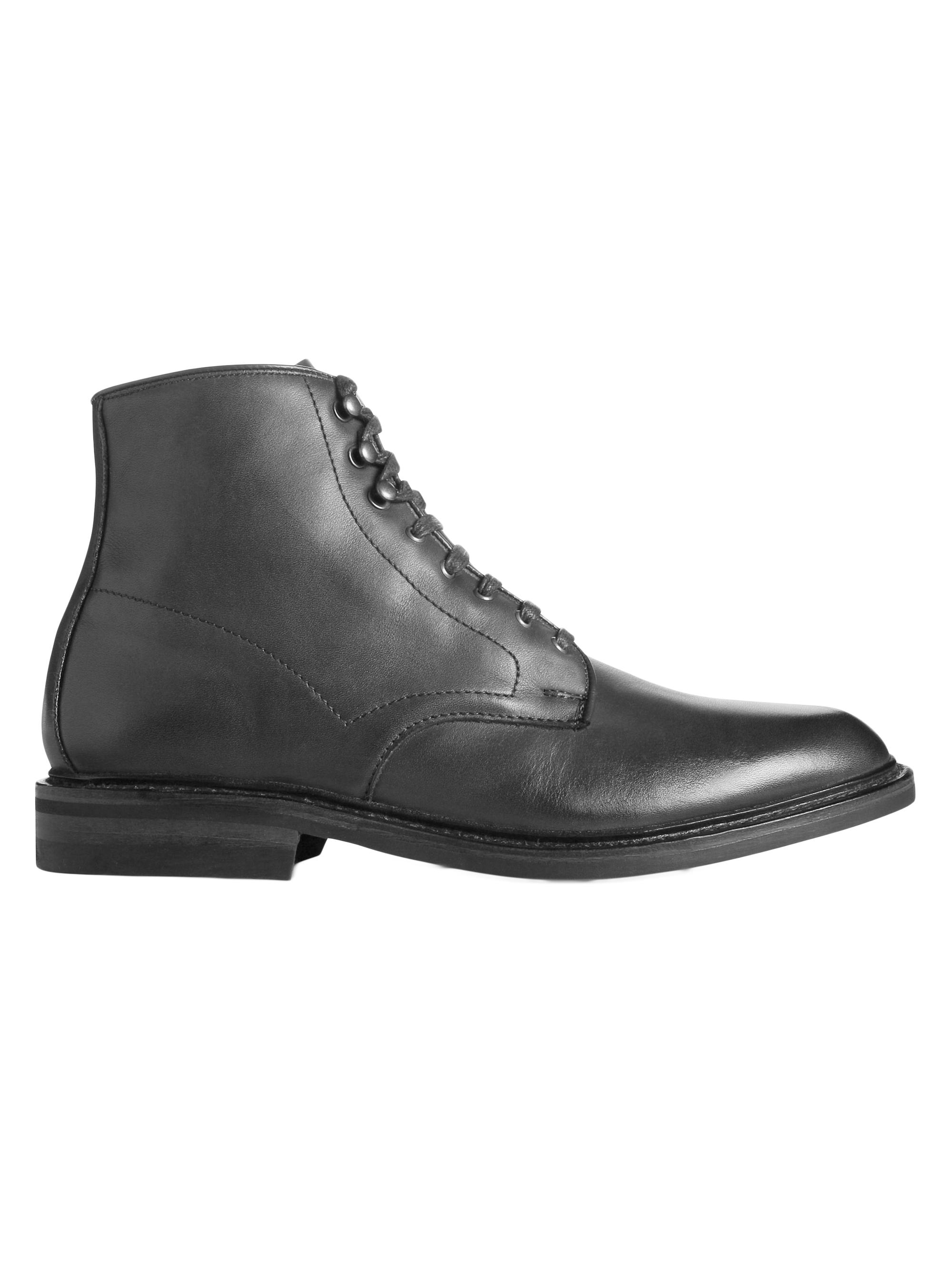 Shop Allen Edmonds Higgins Waterproof Leather Oxford Boots | Saks Fifth ...
